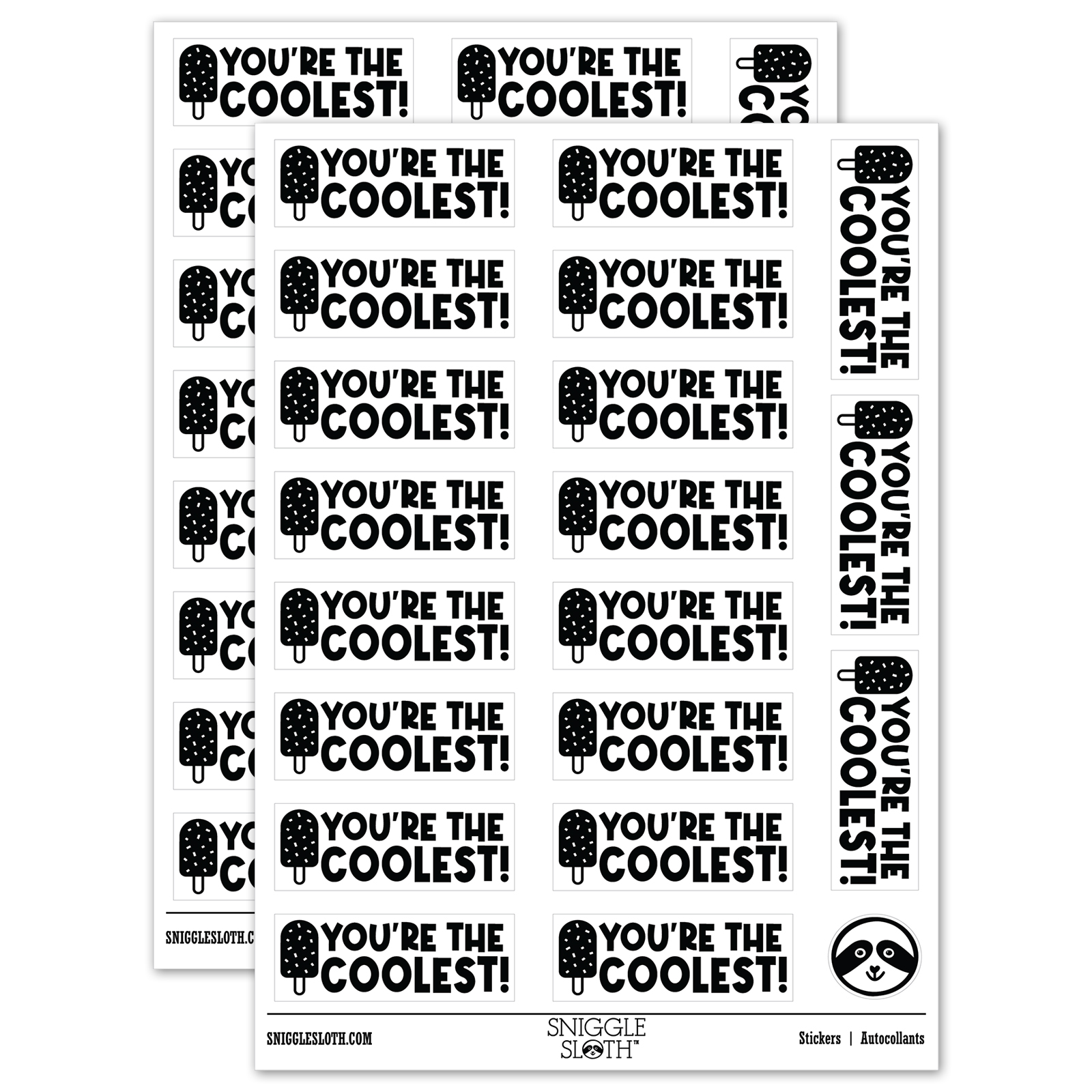 You're the Coolest Ice Cream Bar Popsicle Teacher Student School ...