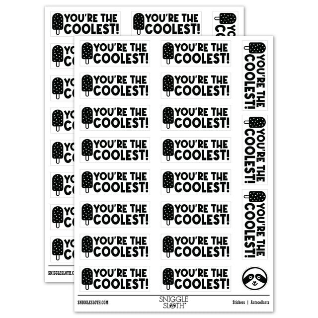 You're the Coolest Ice Cream Bar Popsicle Teacher Student School ...