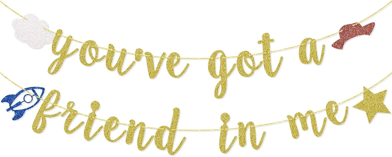 You've Got A Friend in Me Banner Friend Birthday Party Supplies Friends ...