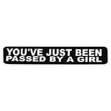 You've Just Been Passed By A Girl Helmet Stickers - Artwork Decals, 4 ...