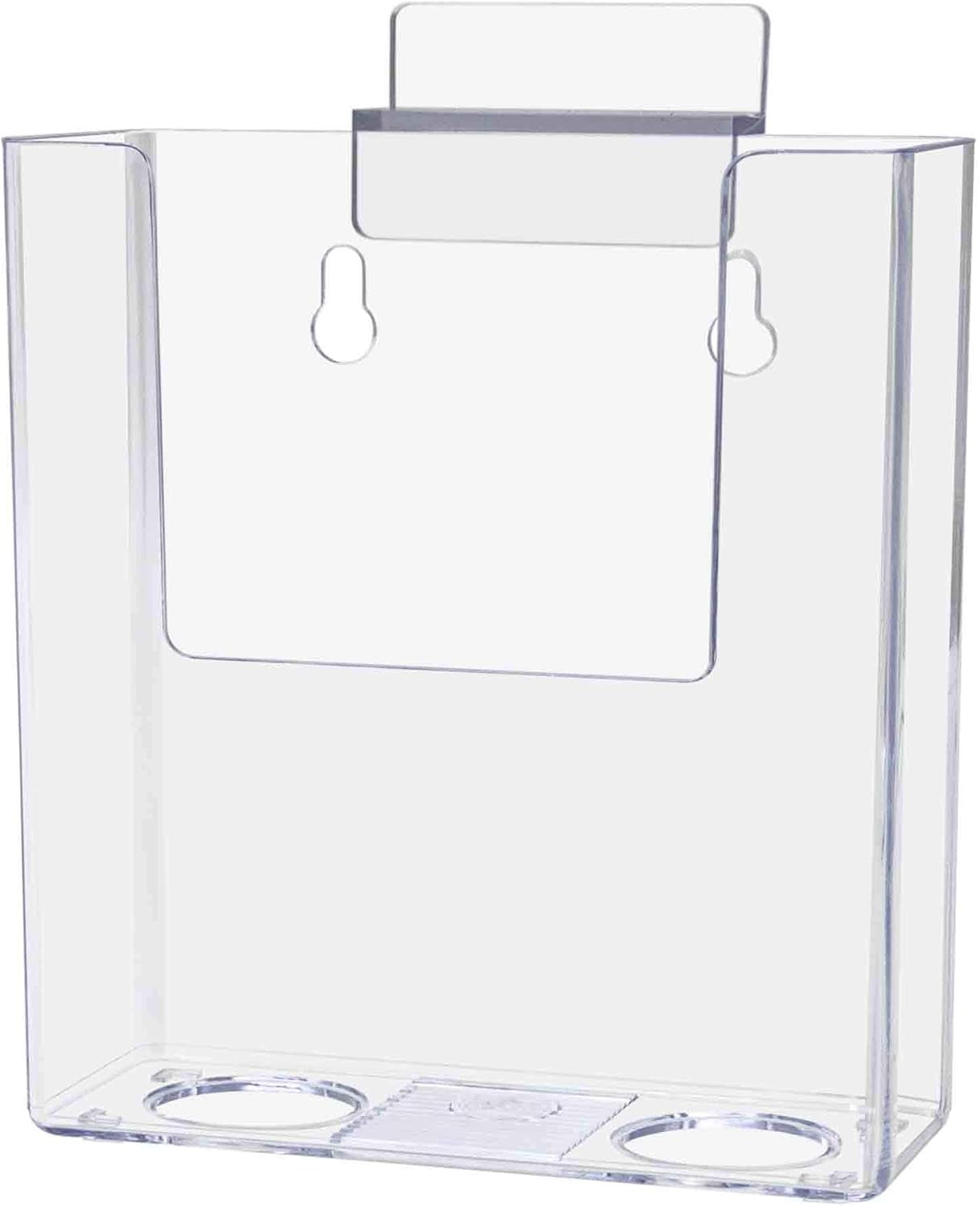 YouLLin 12 Pack Slatwall Brochure Holder Holds 4 Inch Wide Trifolds ...