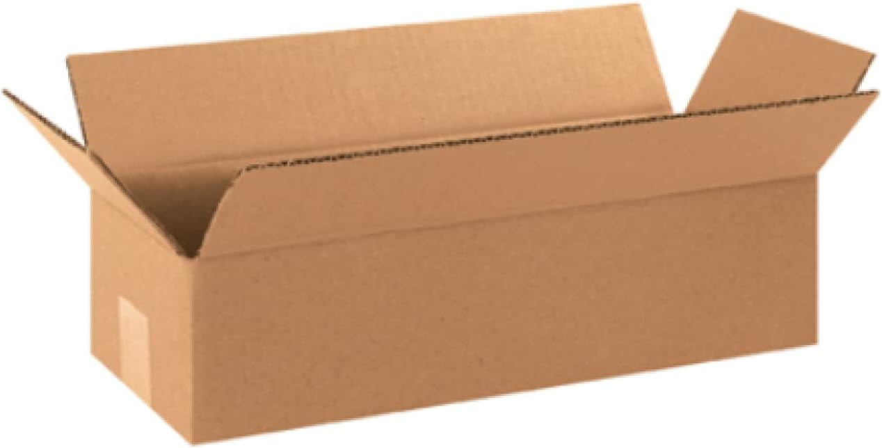 YouLLin- 12x4x4 Pack of 50 Corrugated Cardboard Packing Shipping ...