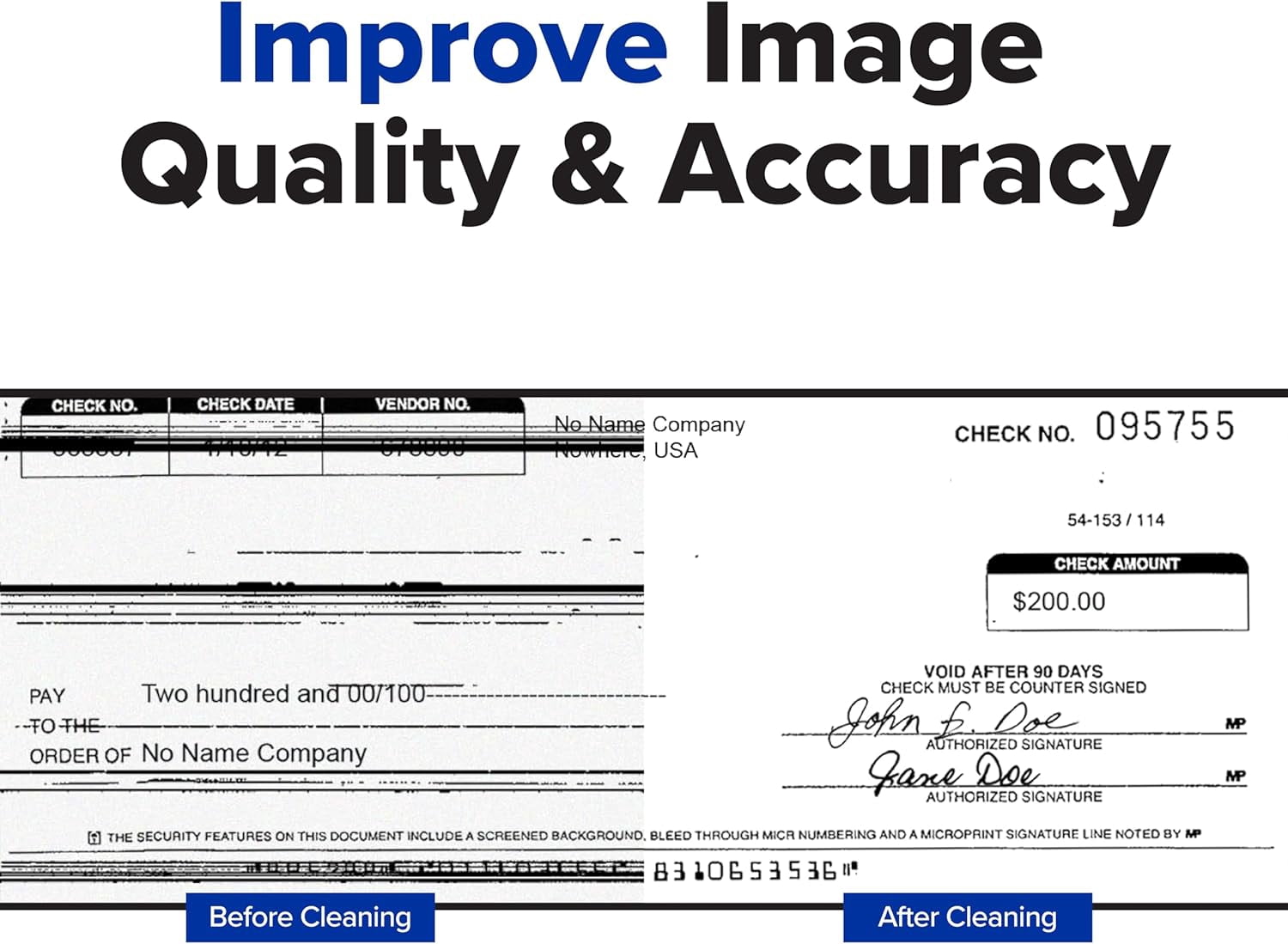 YouLLin Cleaning Cards for Digital Check Scanners (15 Cards) - Digital ...