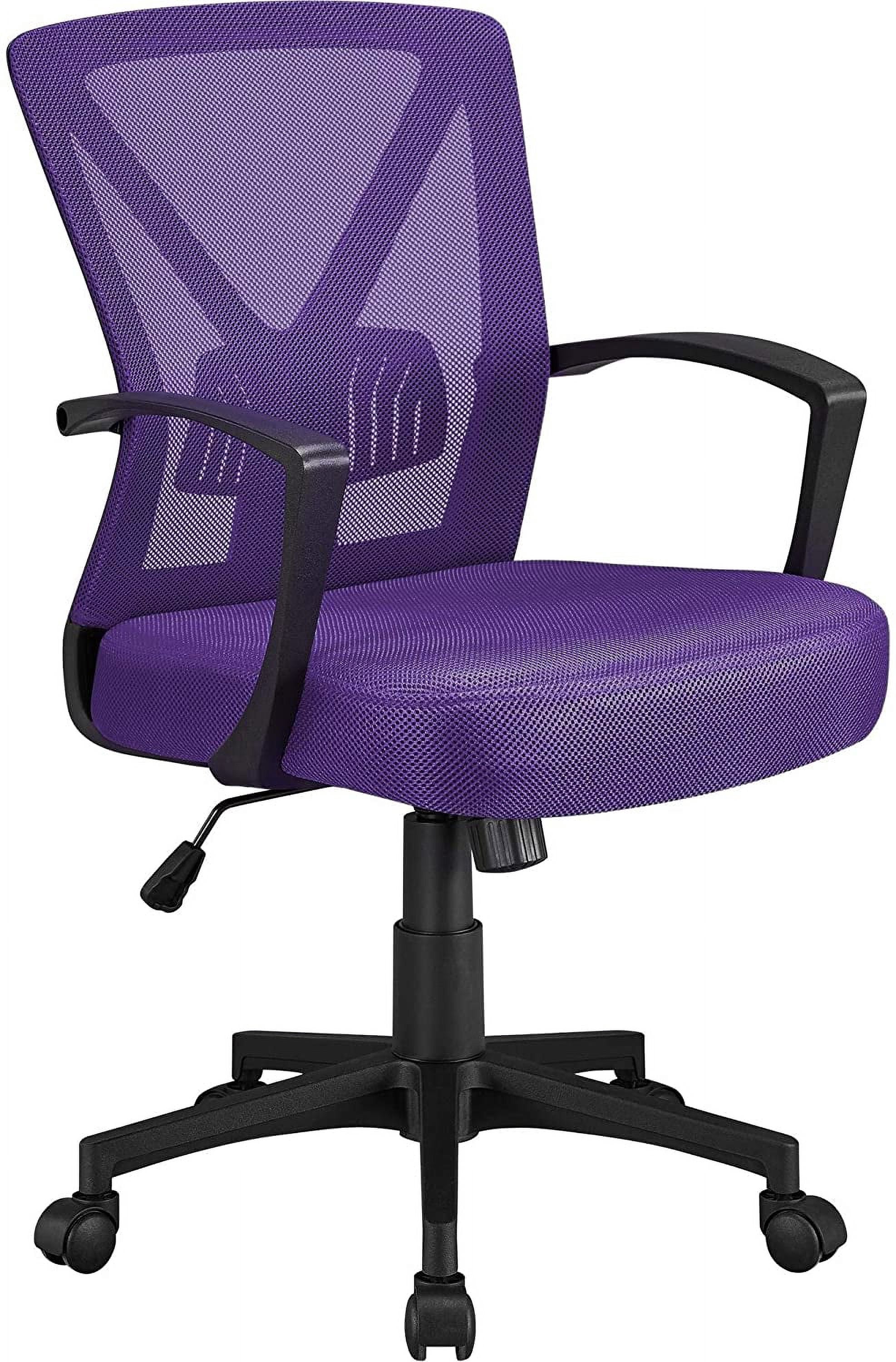 YouLLin Mesh Office Desk Chairs Ergonomic Task Chairs with Adjustable ...