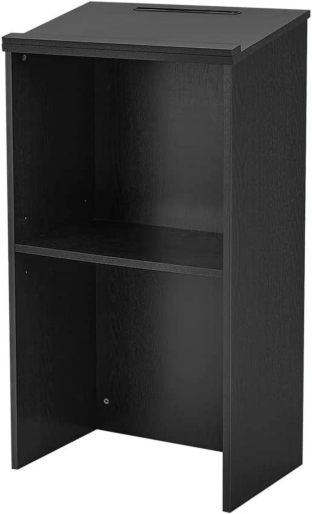 YouLLin Podium Stand- Portable Podium Stand Hostess Stand Desk with ...