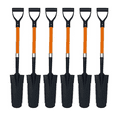 Short Handle Drain Spade Teeth Shovel (6 Pack), Sharp Shooter Shovel ...