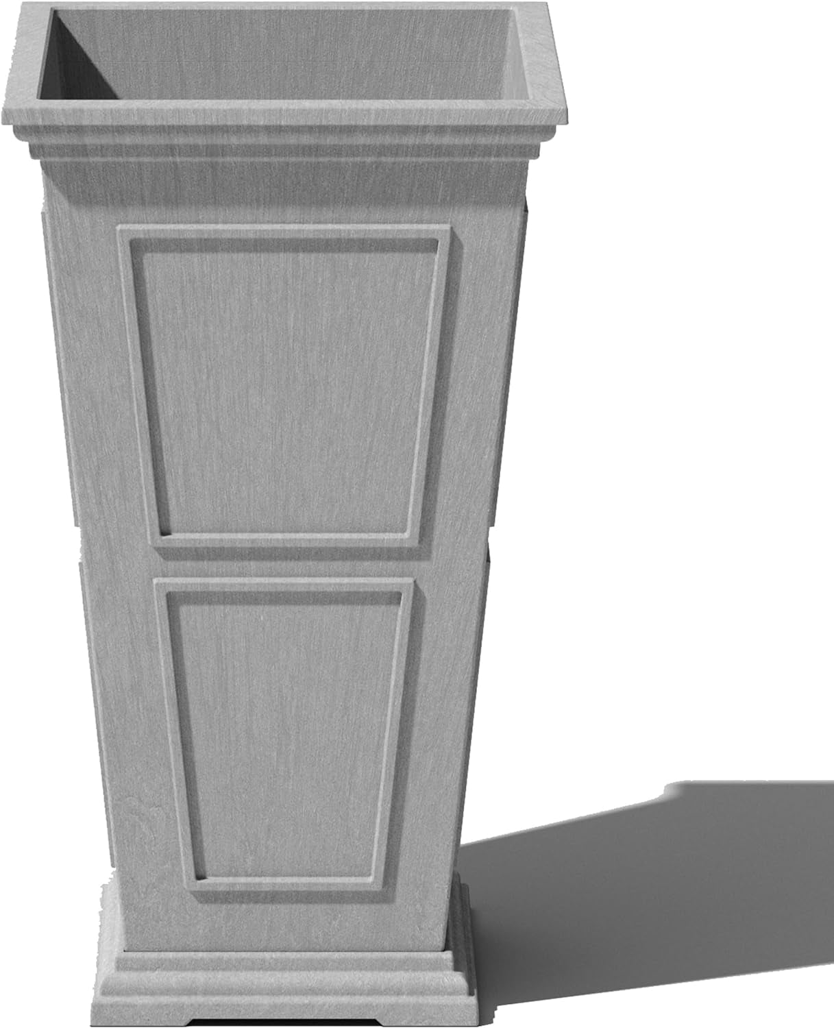 YouLLin Tall Plastic Planter - Large Outdoor Planter for Front Porch ...