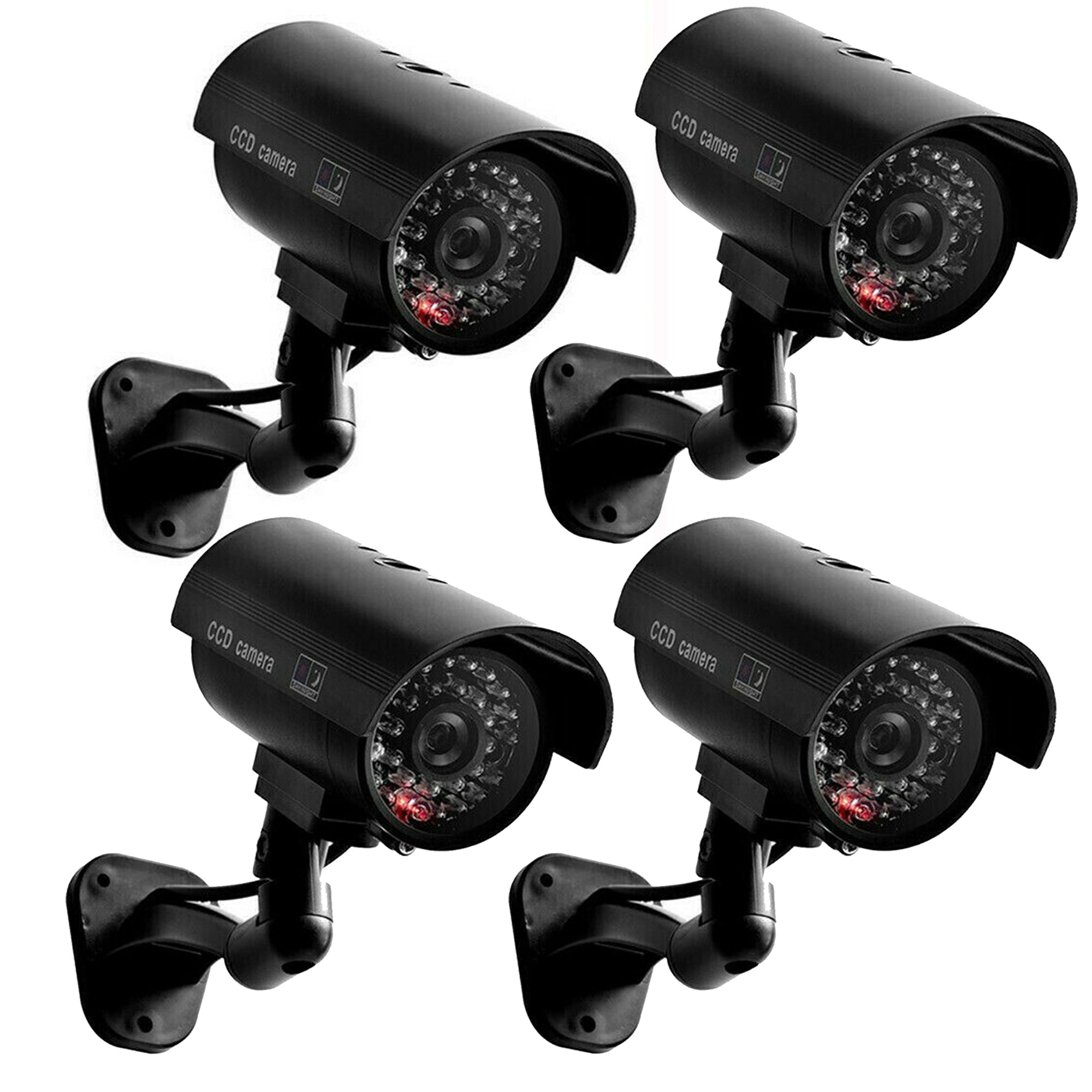 YouLoveIt 1/2/4pc Dummy Security Camera Fake Security Camera Bullet ...