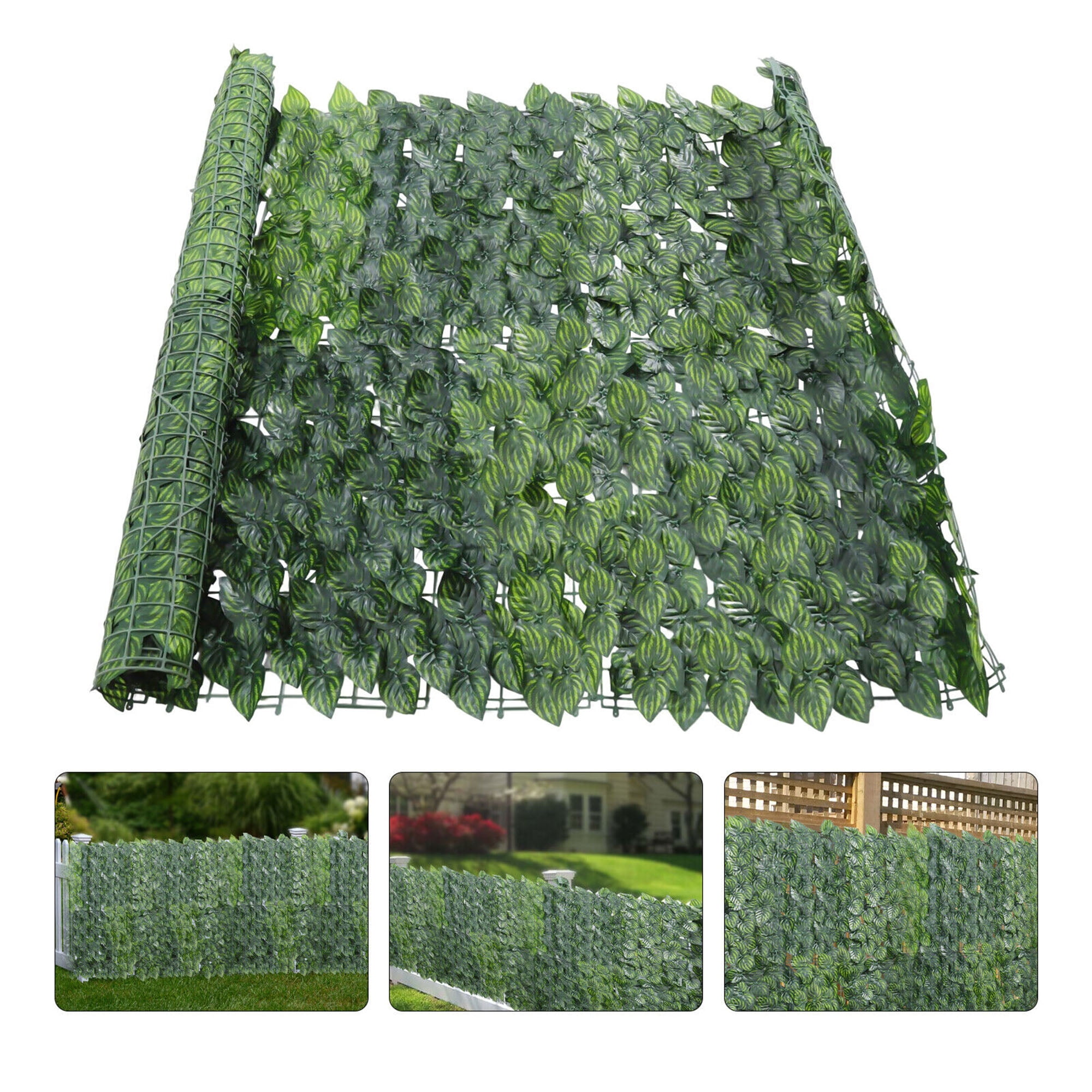 YouLoveIt 118"x39" Artificial Ivy Privacy Fence Wall Screen Artificial ...