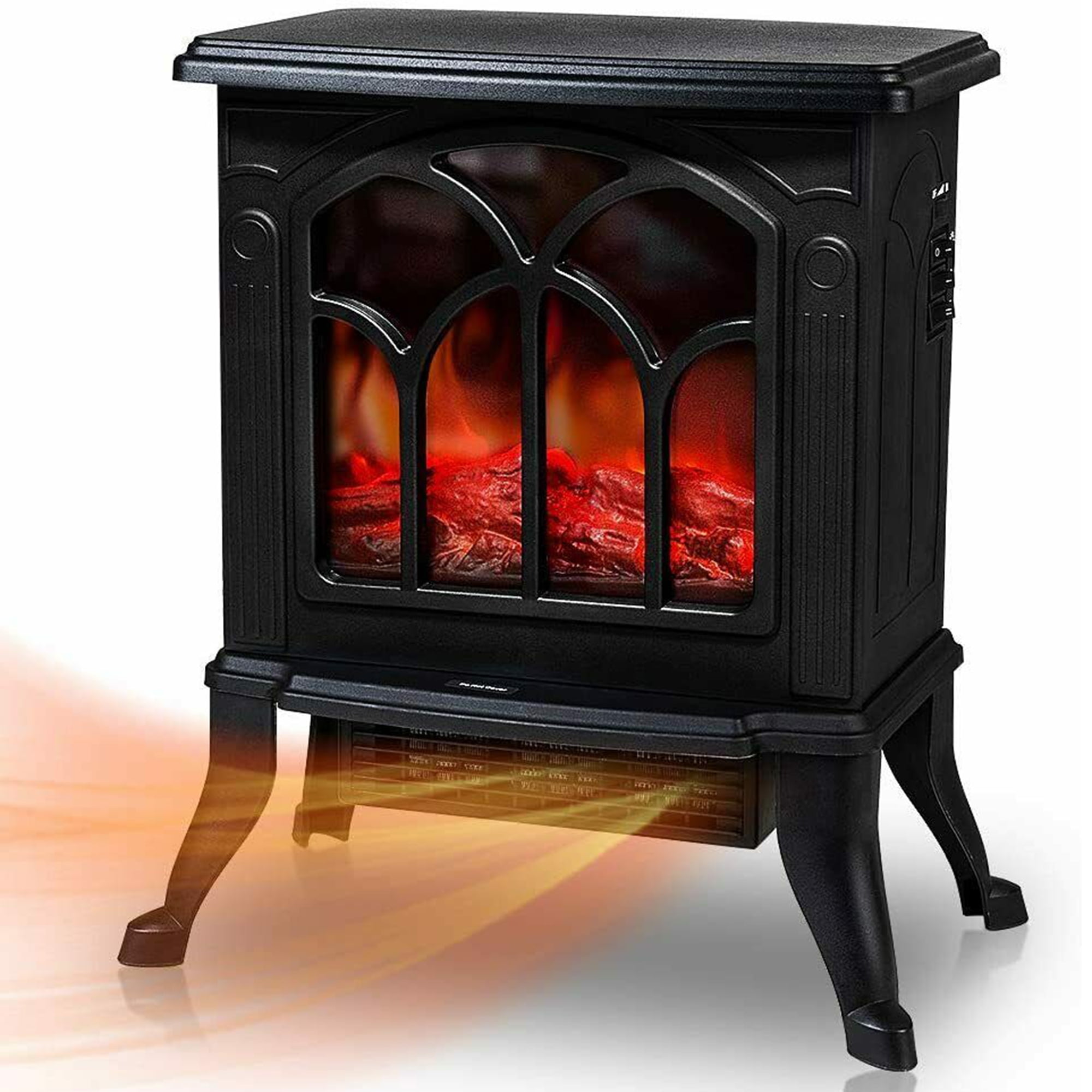 YouLoveIt 1500W Electric Stove Heater Electric Fireplace Stove with 3D ...