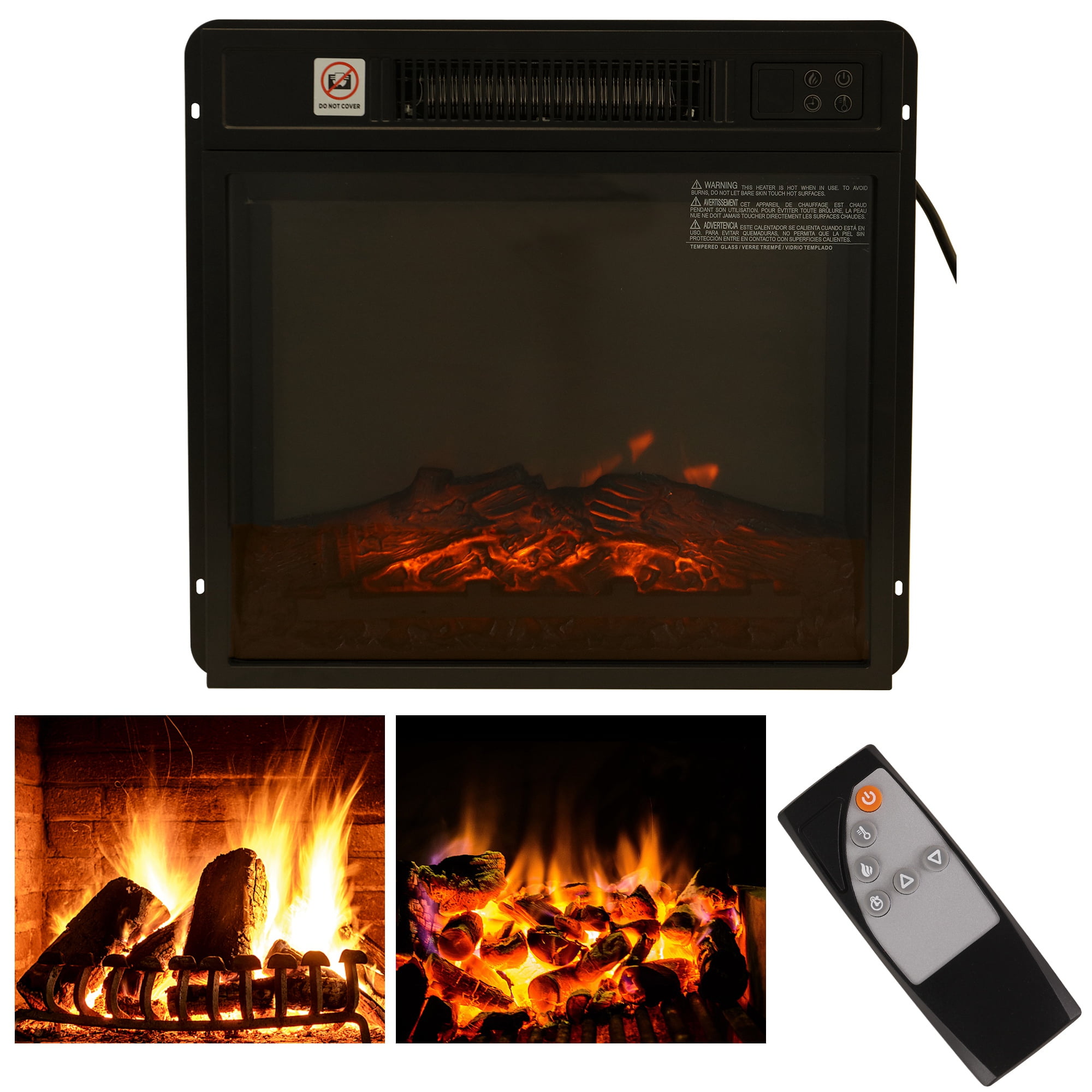 YouLoveIt Electric Fireplace Insert 18"/23" Fireplace Insert Remote ...