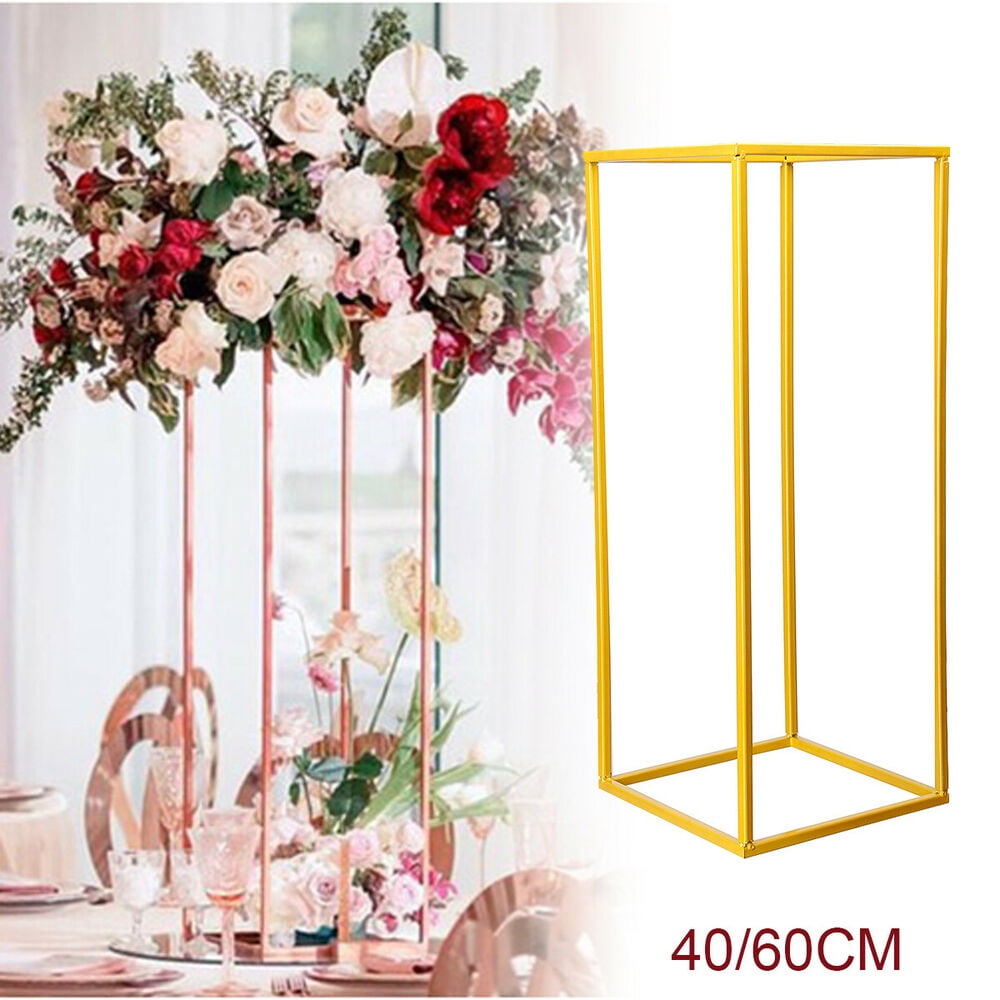 YouLoveIt 1pc Gold Metal Plant Stand Set Wedding Flower Stand Metal ...