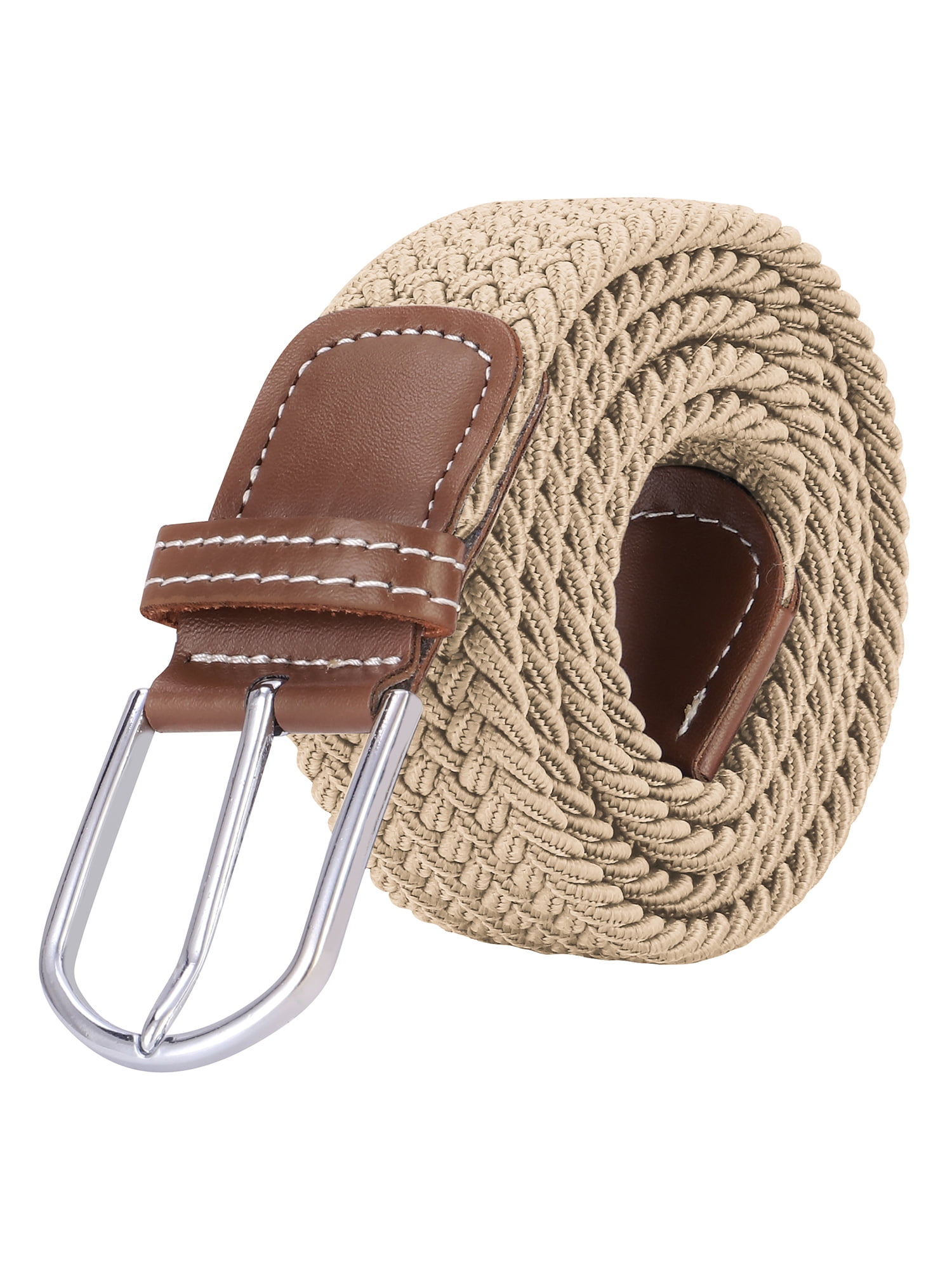 YouLoveIt Adult's Woven Stretch Braided Belts Skinny Fabric Woven Women ...