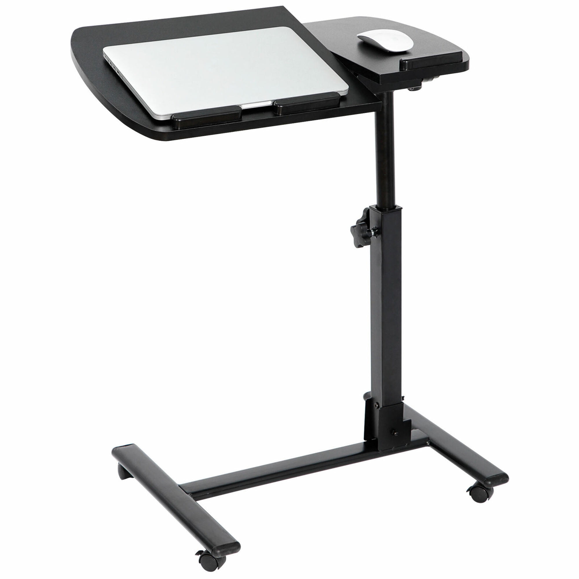 YouLoveIt Bedside Desk Mobile Rolling Laptop Stand Tilting Table with ...