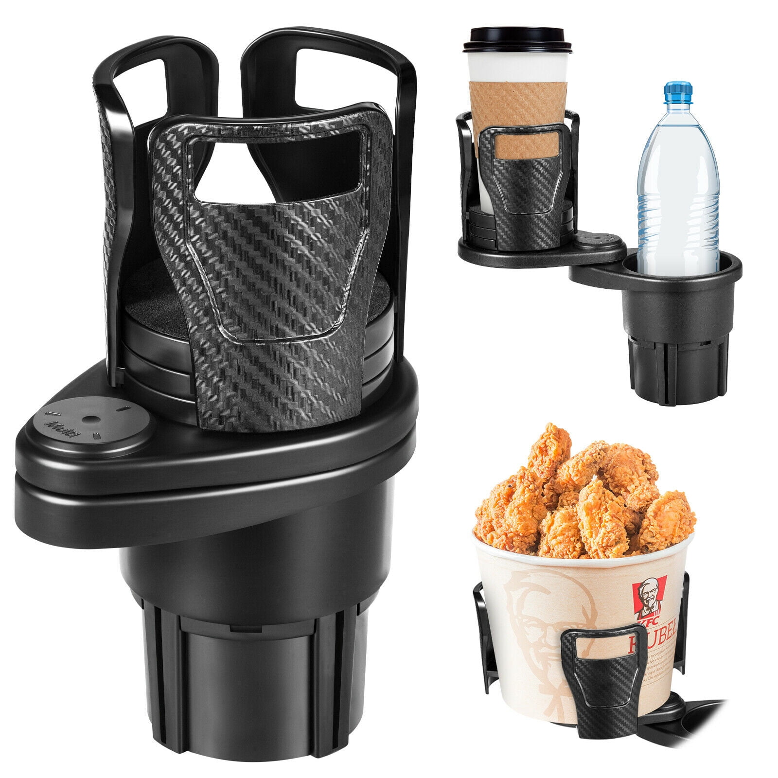 YouLoveIt Car Cup Holder Expander 2 in 1 MultifunctionalDrinks Holder ...