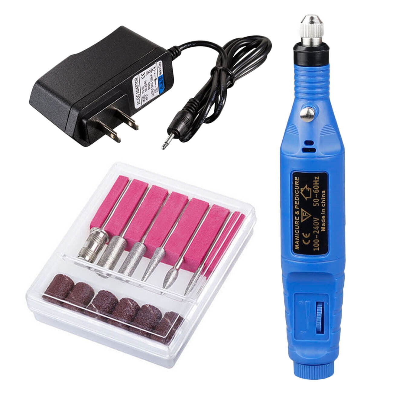 YouLoveIt Electric Nail Drill Buffer Complete Kit Acrylic Nail Tools ...
