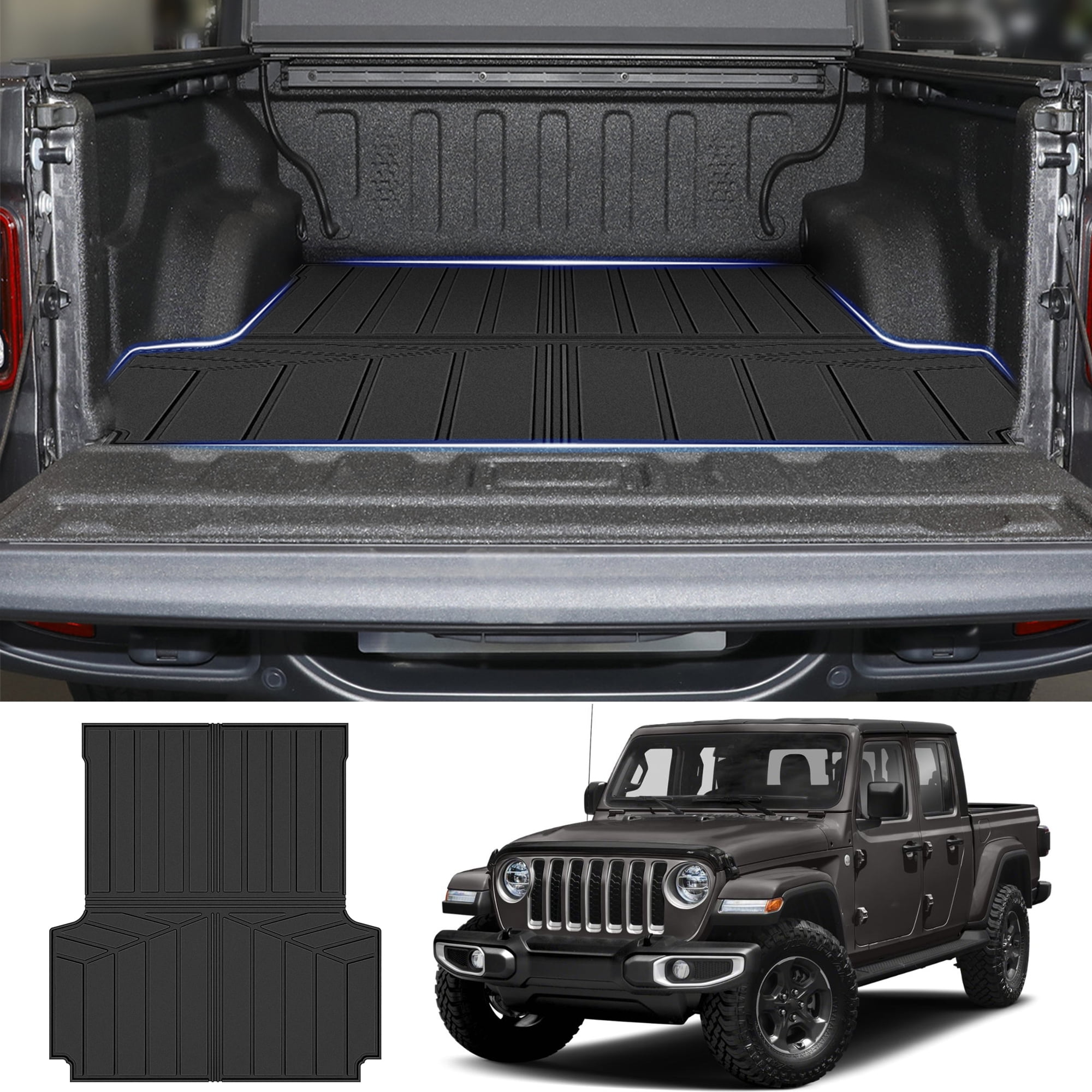 YouLoveIt For Jeep Gladiator Rubicon 4x4 2020-2024 Tailbox Pad Tug pad ...
