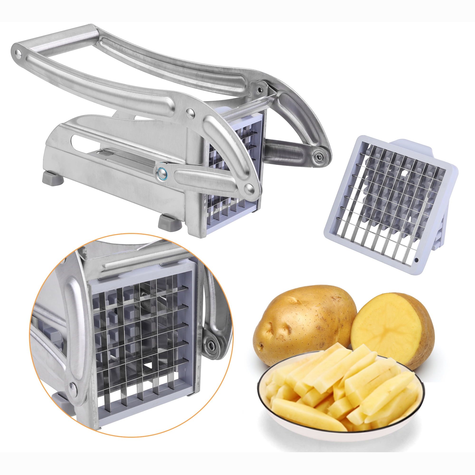 YouLoveIt French Fry Cutter Stainless Steel Potato Cutter, Potato ...