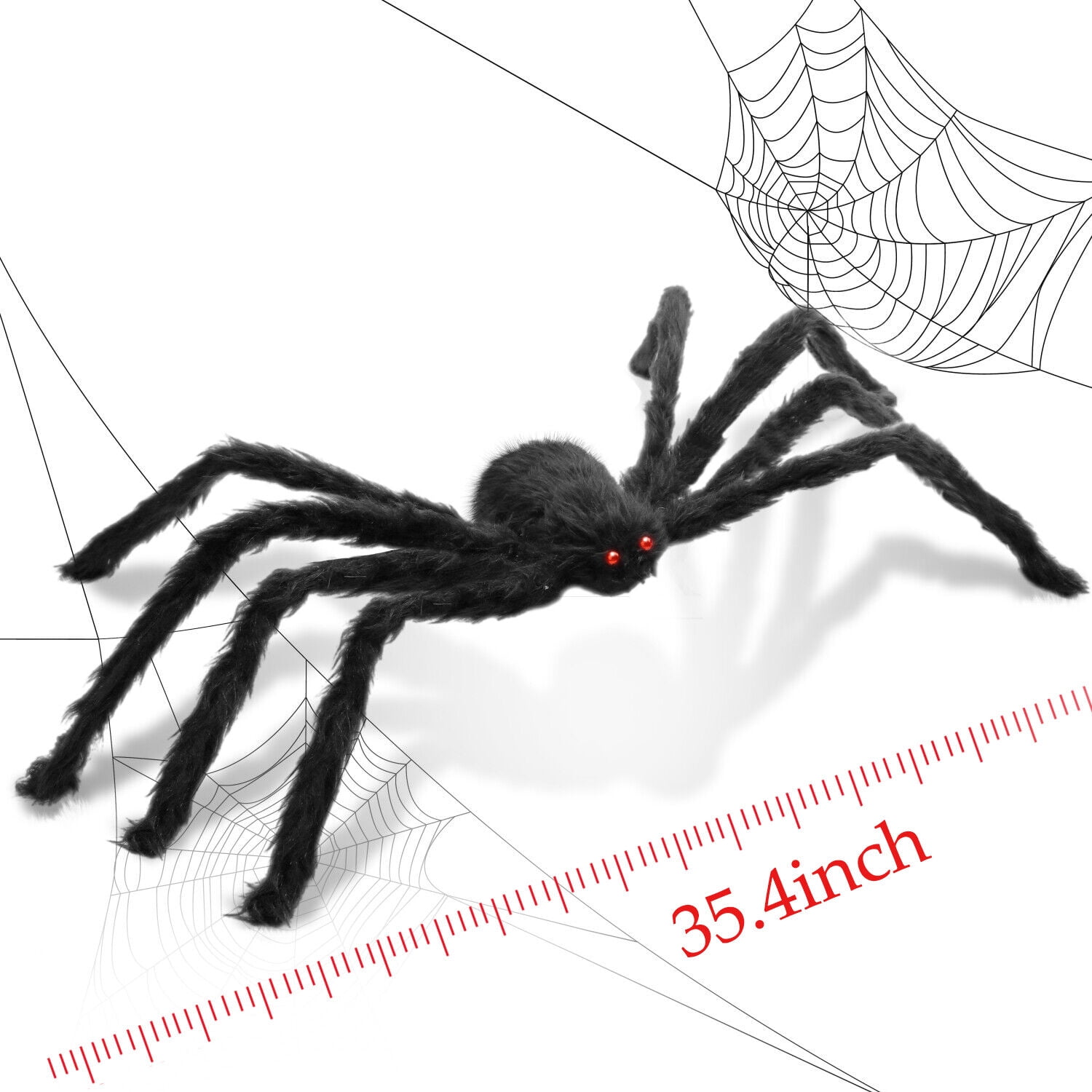 YouLoveIt Giant Spider Halloween Decorations Giant Spider Web Large ...