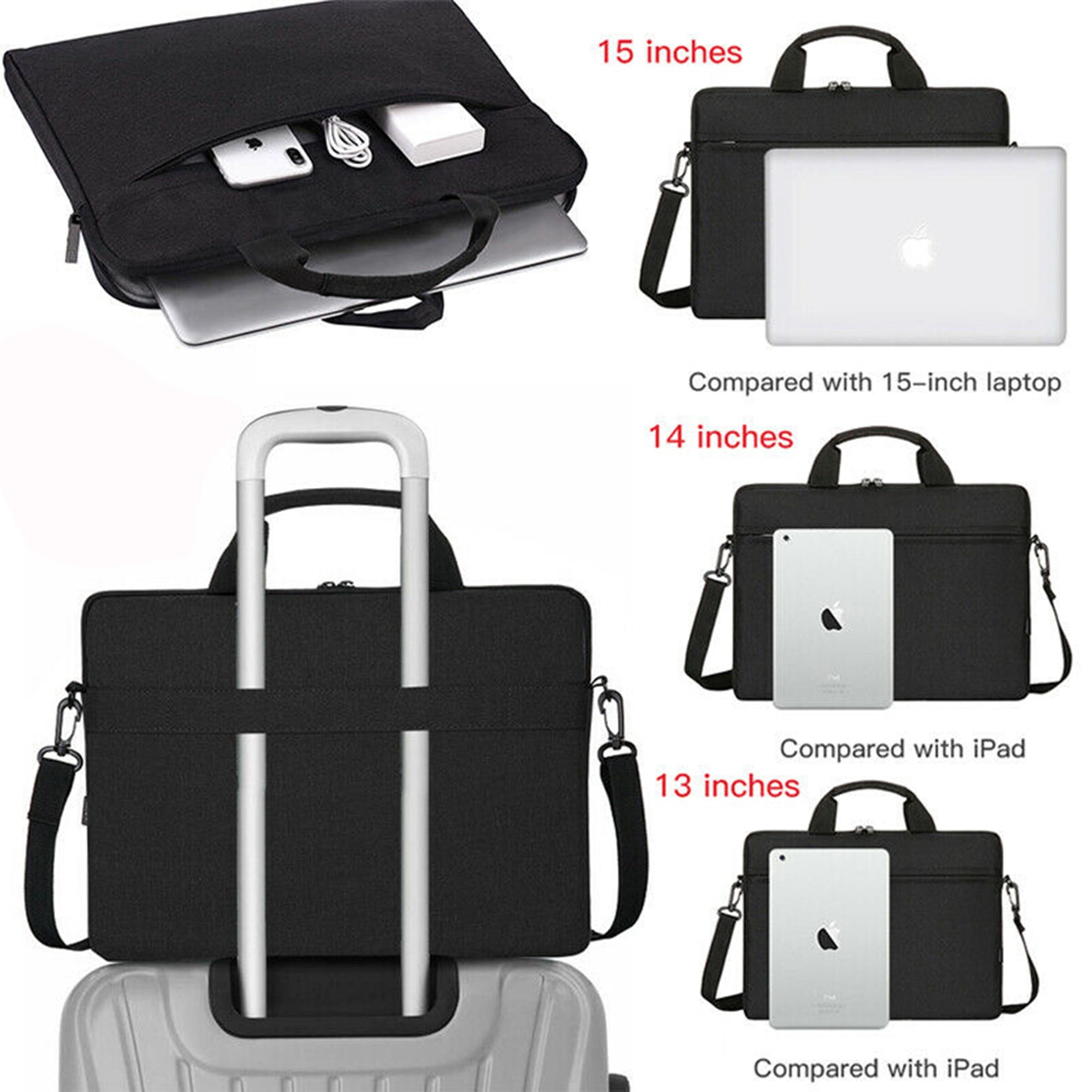YouLoveIt Laptop Bag Shockproof Briefcase Shoulder Messenger Bag Laptop ...