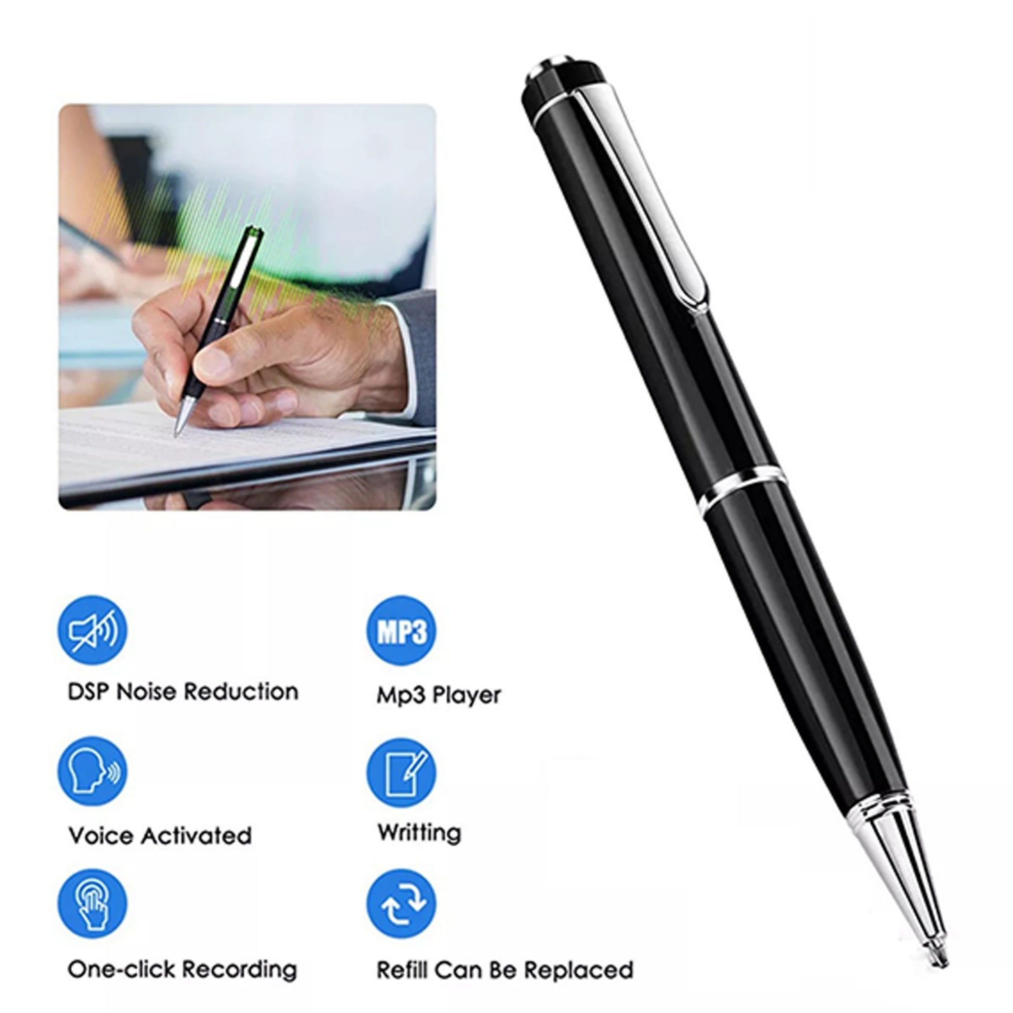 YouLoveIt Mini Camera Pen Spy Camera Pen 1080P HD Video Recorder Clip ...