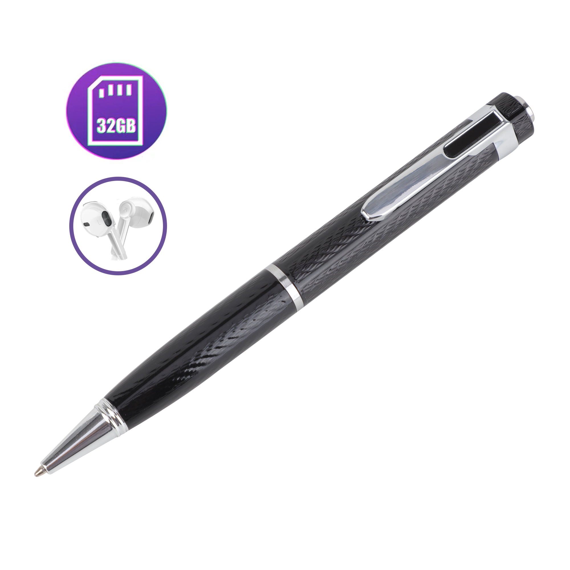 YouLoveIt Recorder Pen 32GB Voice Activated Recorder with MP3 USB ...