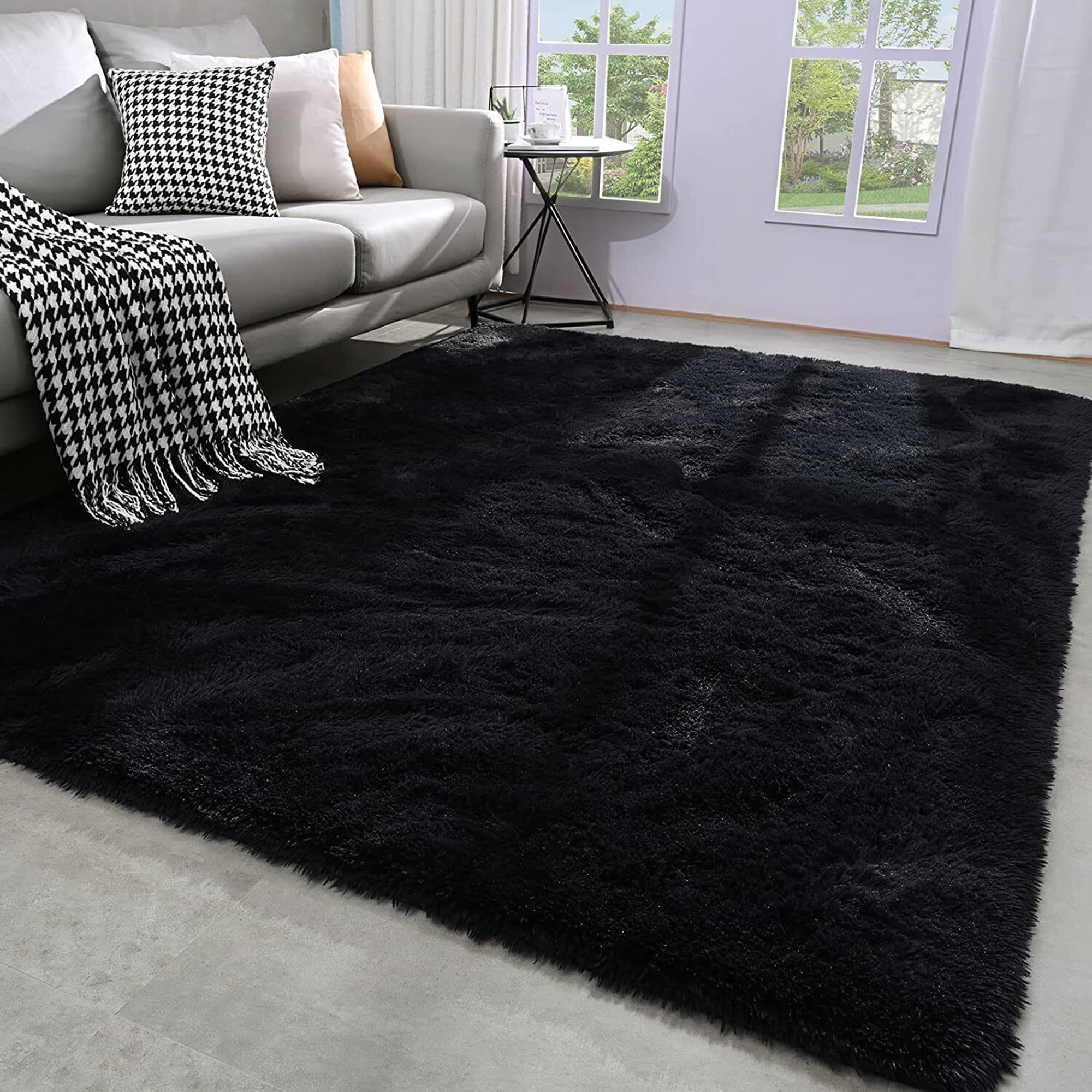 YouLoveIt Super Soft Fluffy Floor Rug Fluffy Carpets Plush Shaggy Fuzzy ...