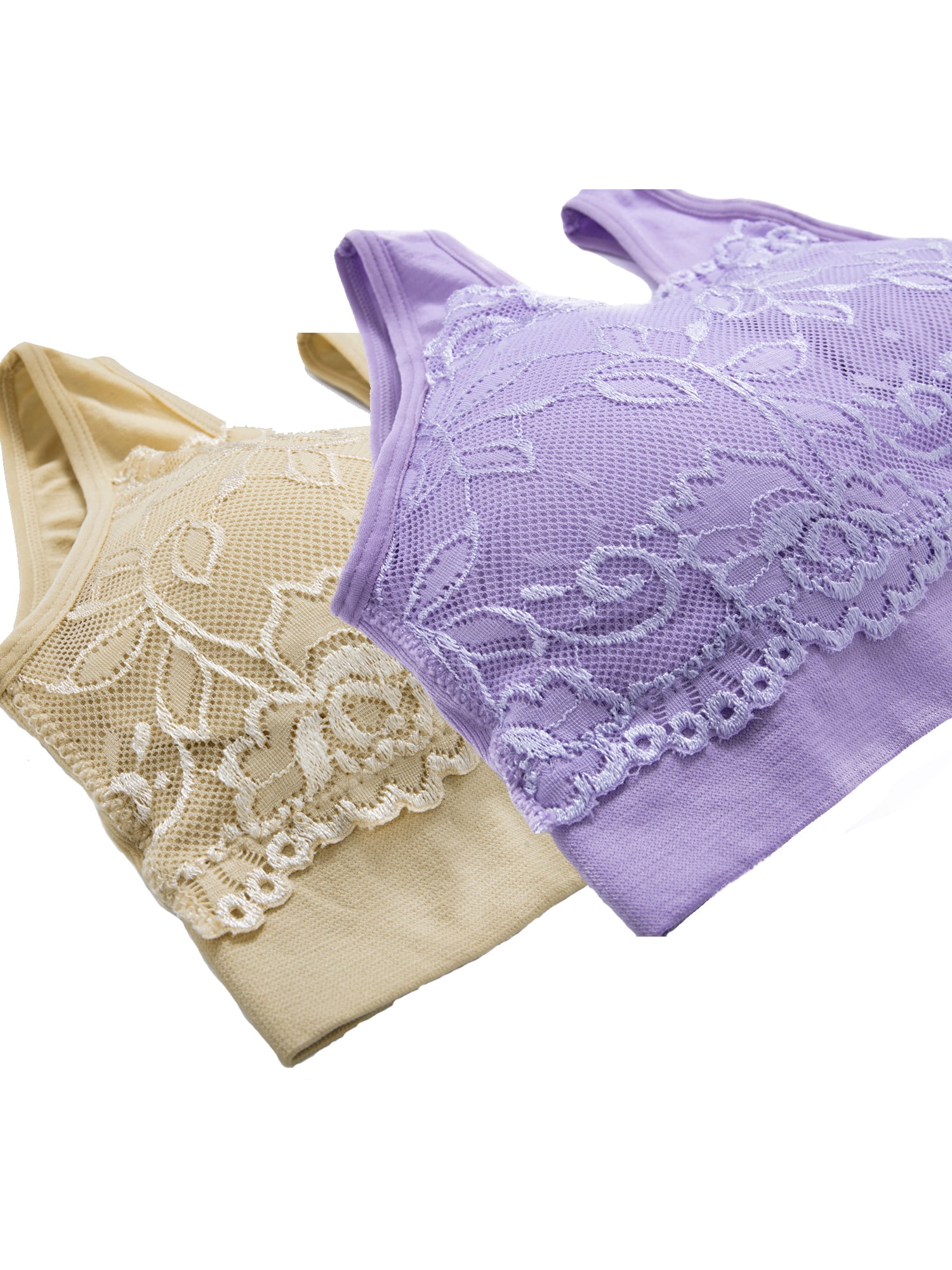 YouLoveIt Women Lace Sport Bras Breathable Sports Bra Sport Fitness ...