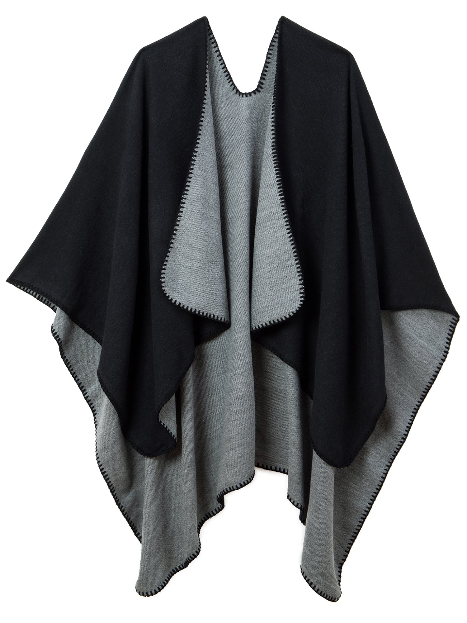 YouLoveIt Women's Super Soft Poncho Long Jacket Cape Parka Outwear for ...