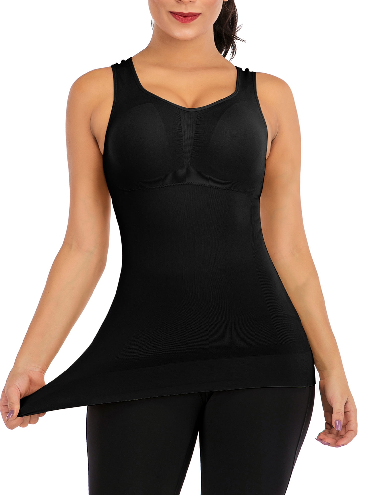YouLoveIt Womens Shapewear Tank Top Firm Control Wirefree Waist Trainer ...