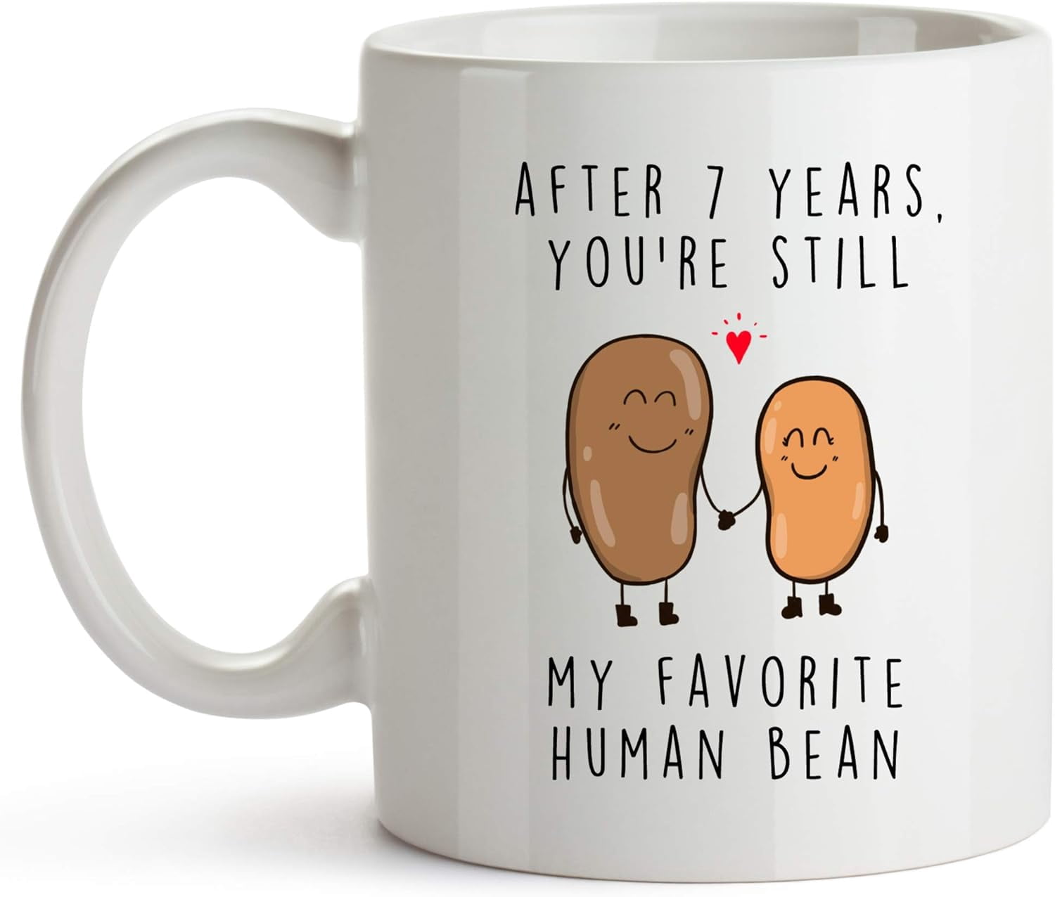 YouNique Designs 7 Year Anniversary Mug, 11 Ounces, Funny 7th ...