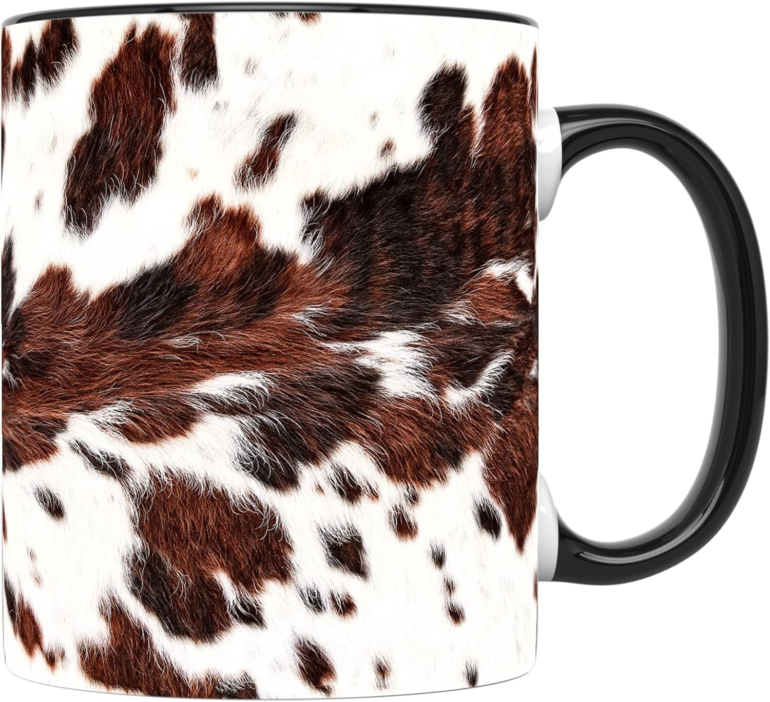 YouNique Designs Cow Print Mug, 11 Ounces, Cute Cow Stuff, Cow Mug, Cow ...