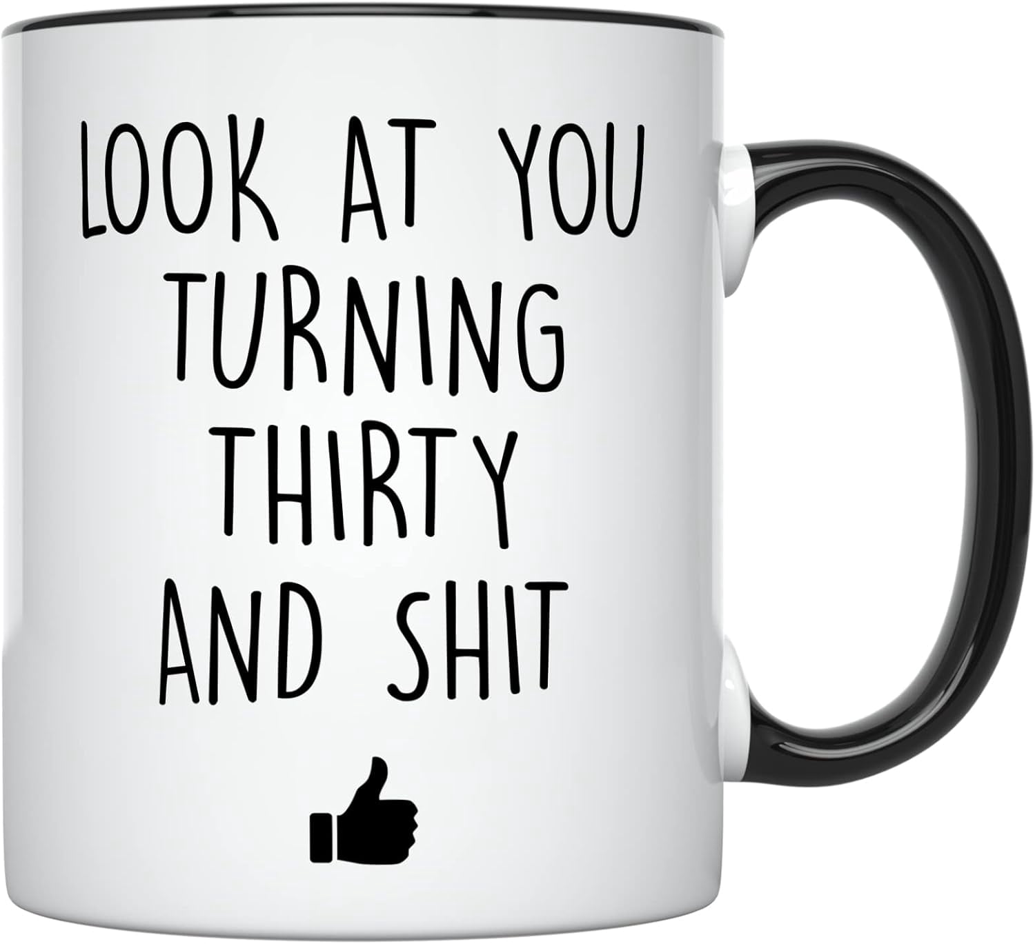 YouNique Designs Funny Turning 30, 30th Birthday Coffee Mug for Him, 11 ...