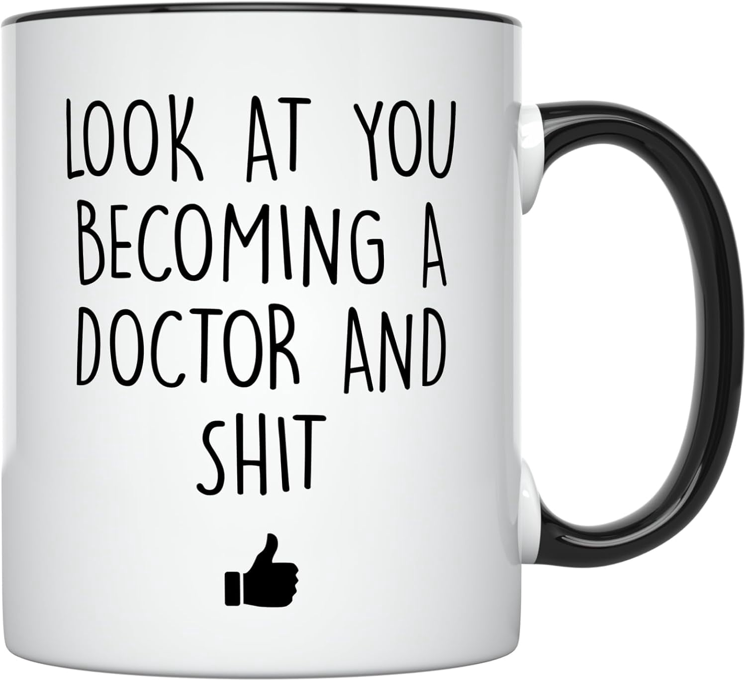 YouNique Designs Future Doctor Coffee Mug, 11 Ounces, White, Funny ...