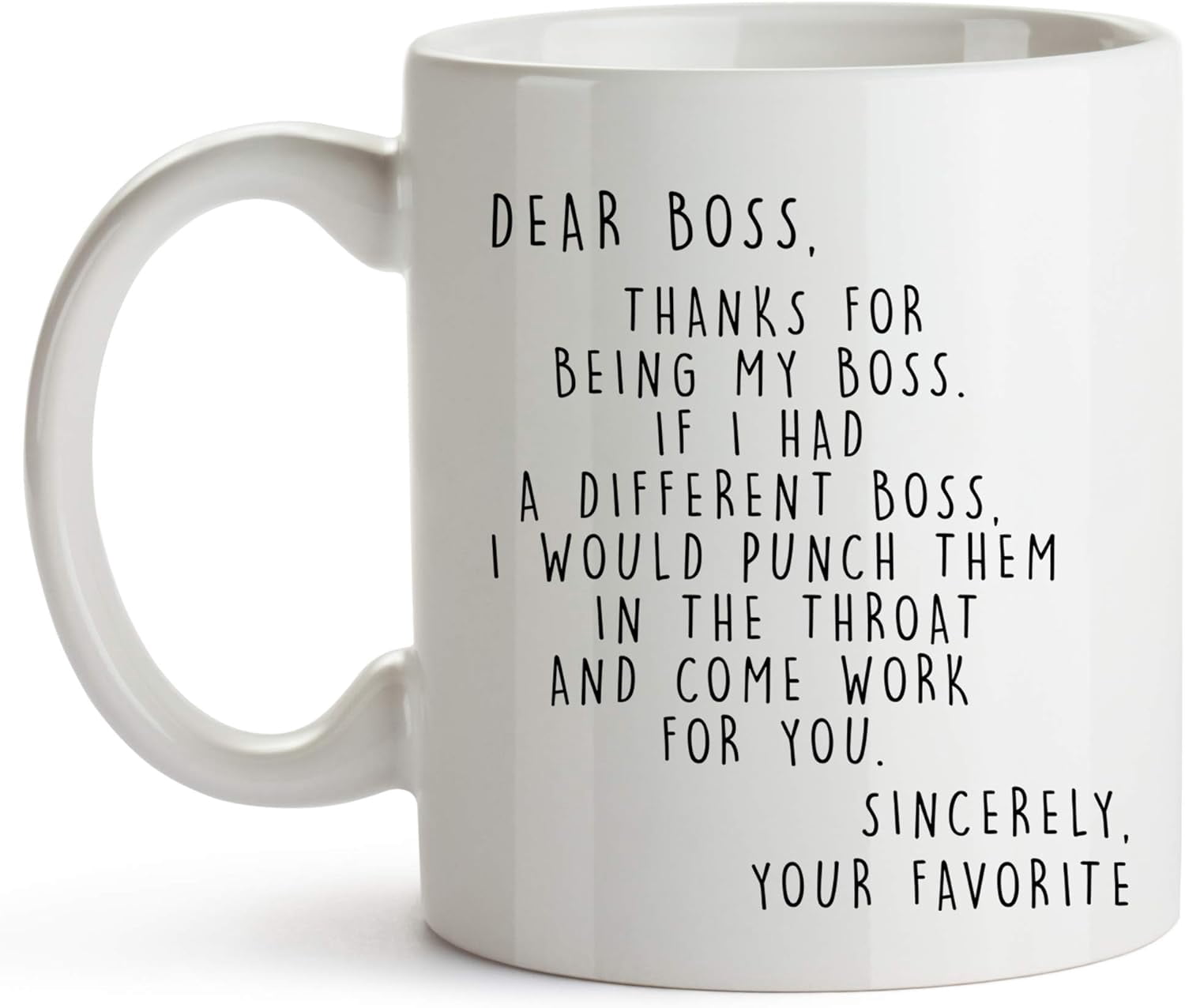 YouNique Designs Worlds Best Boss Mug, 11 Ounces, Best Boss Gifts For ...