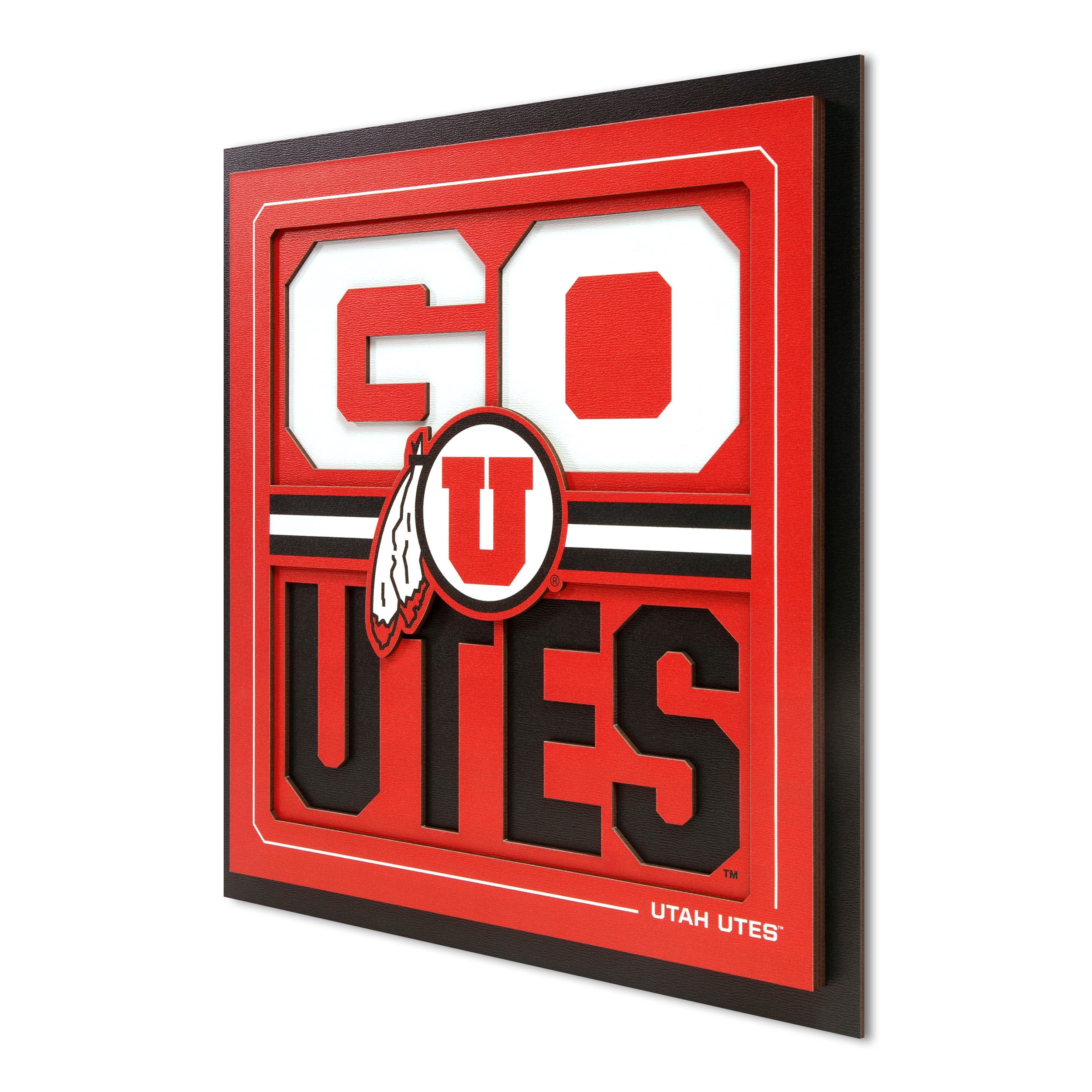 YouTheFan NCAA Utah Utes Slogan Series 3D Wall Art - Walmart.com