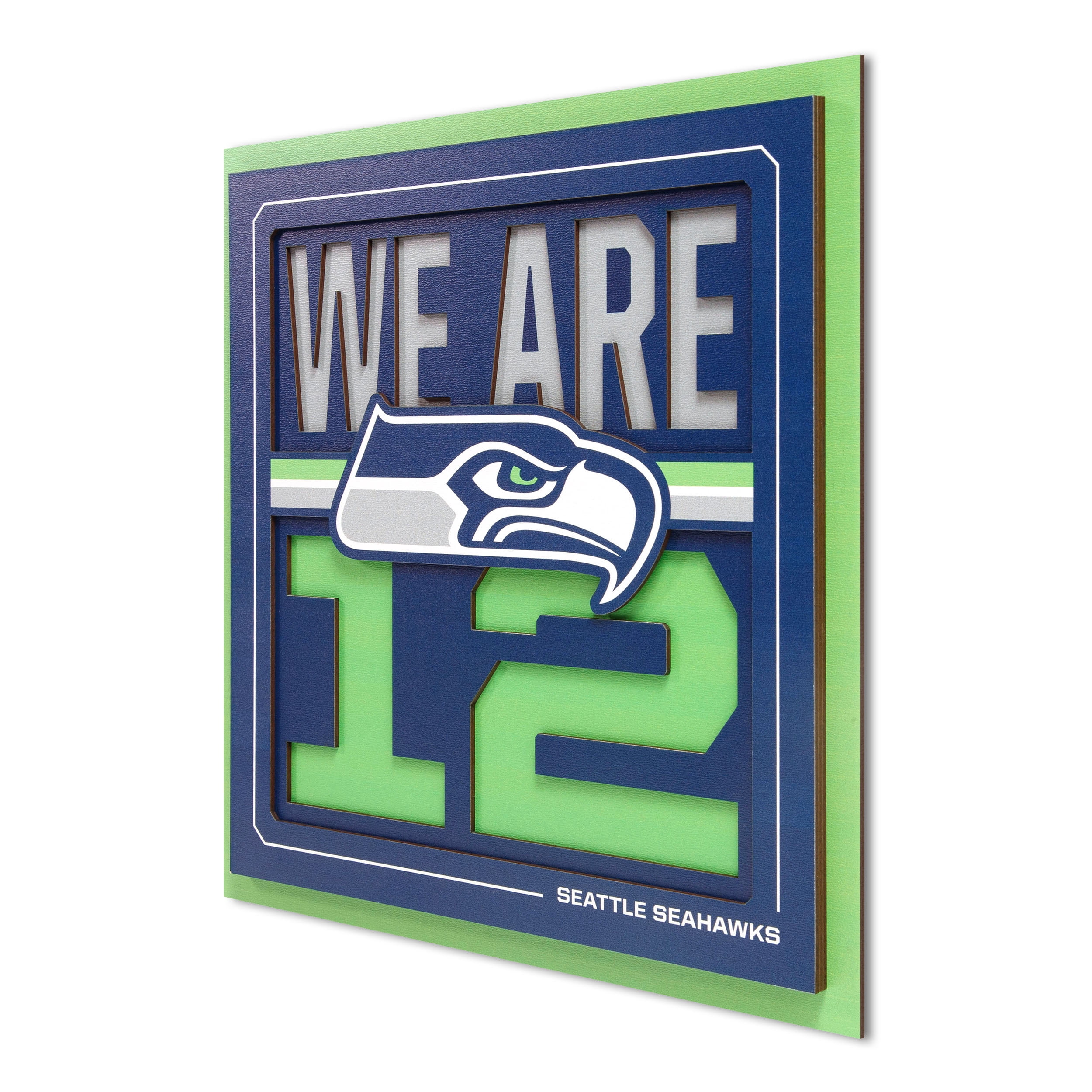 YouTheFan NFL Seattle Seahawks Slogan Series 3D Wall Art - Walmart.com