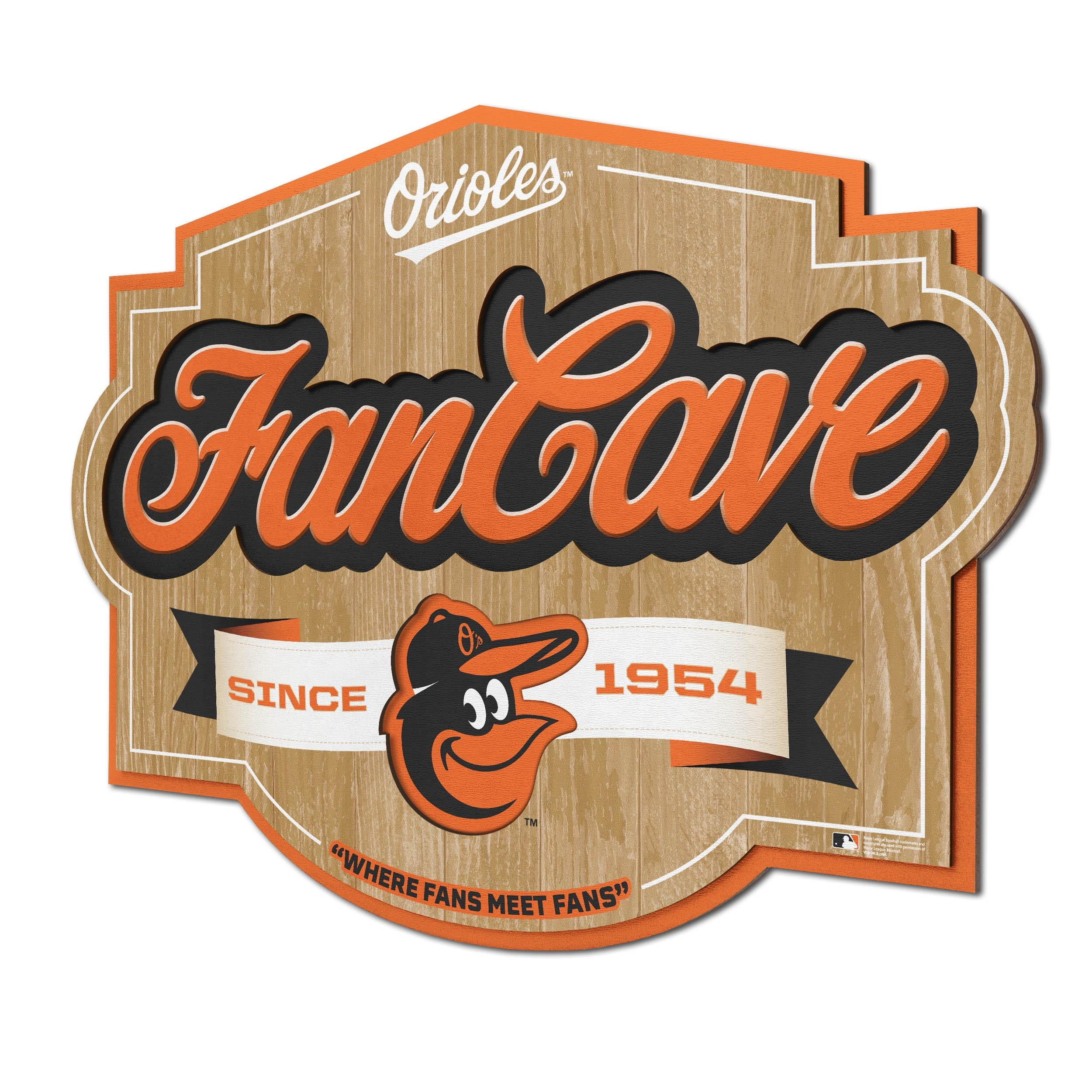 YouTheFan MLB Baltimore Orioles Fan Cave Sign - Walmart.com