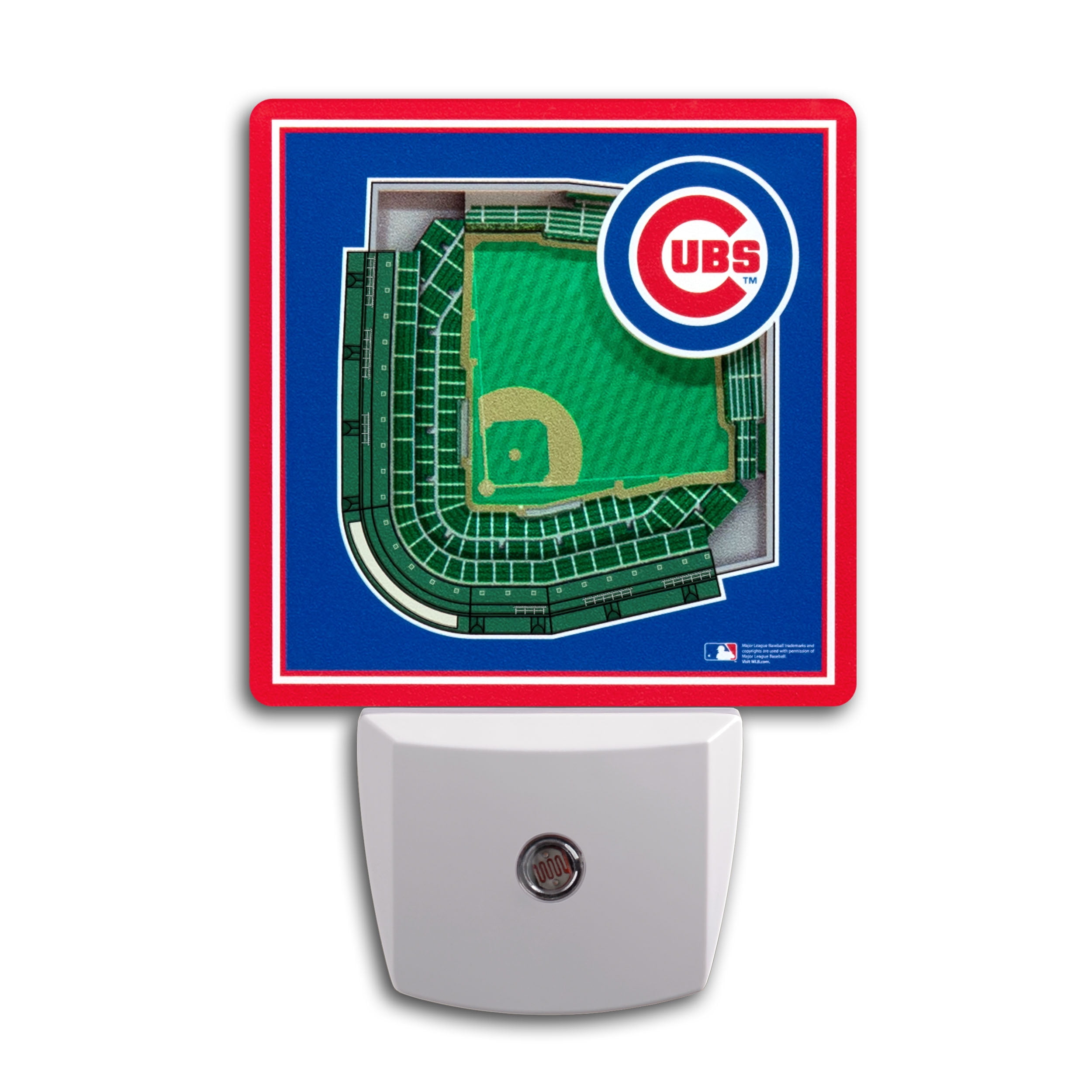 YouTheFan MLB Chicago Cubs StadiumView Nite Light - Glowing Effect ...