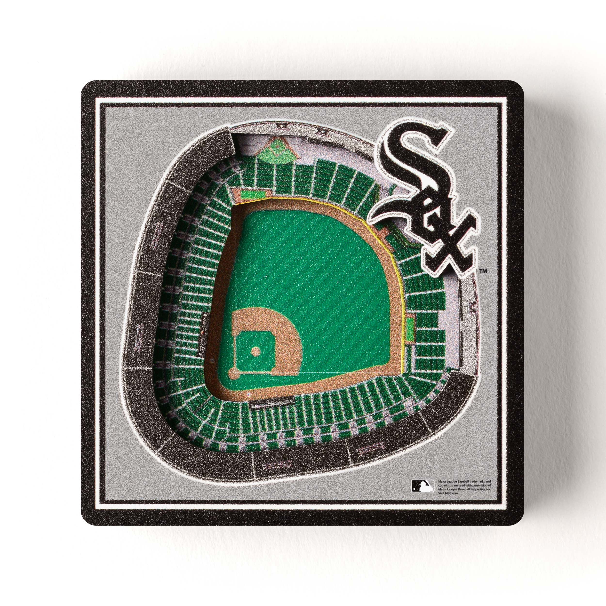 Chicago White Sox 3D StadiumView Magnet Replica - Rate Field - Walmart.com