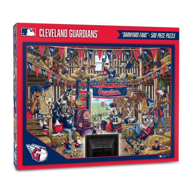 YouTheFan MLB Cleveland Guardians Barnyard Fans Puzzle - 500 Piece ...