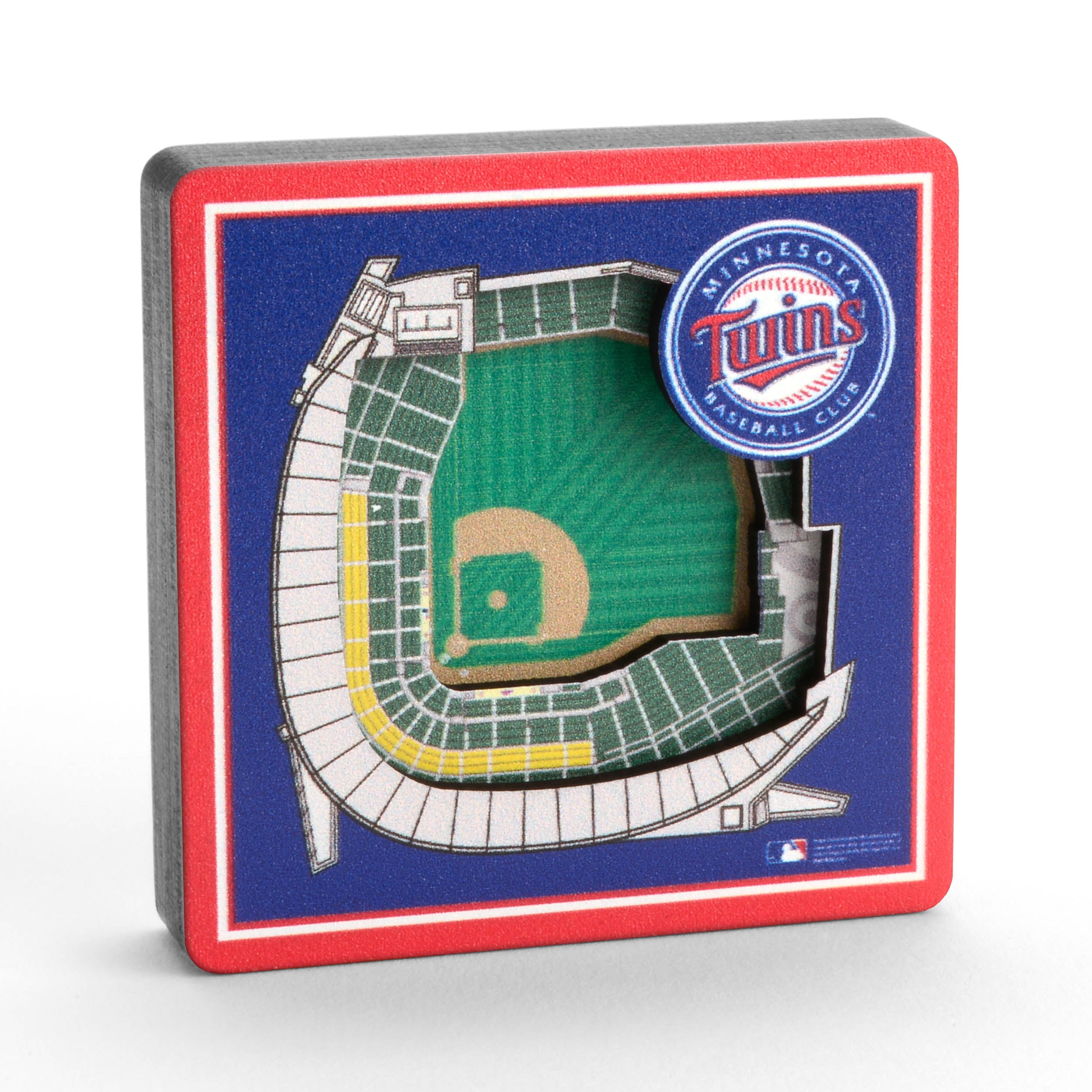 YouTheFan MLB Minnesota Twins 3D StadiumView Magnet - Walmart.com