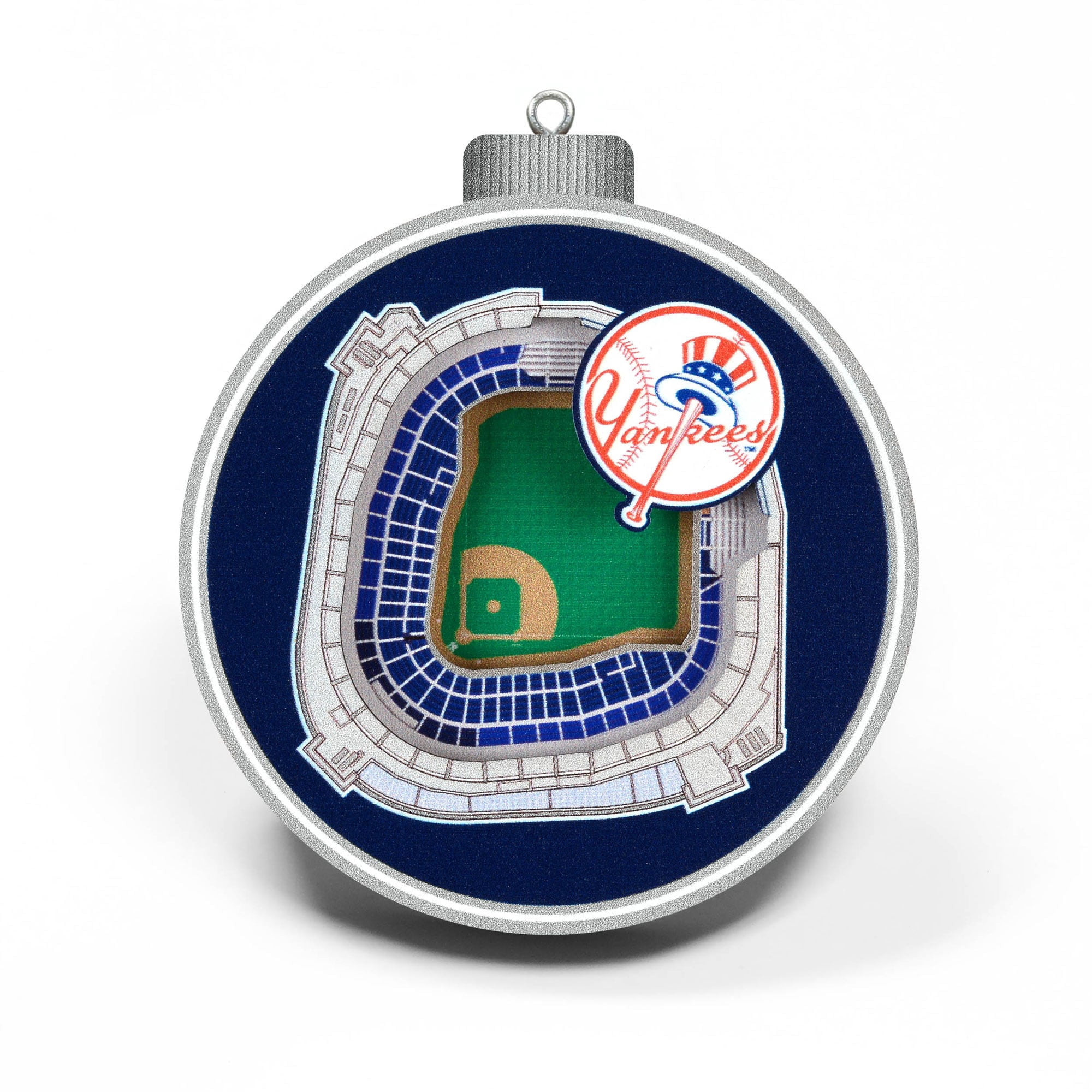 YouTheFan New York Yankees 3D Stadium Ornament, Holiday Decor, Wood, 3 ...