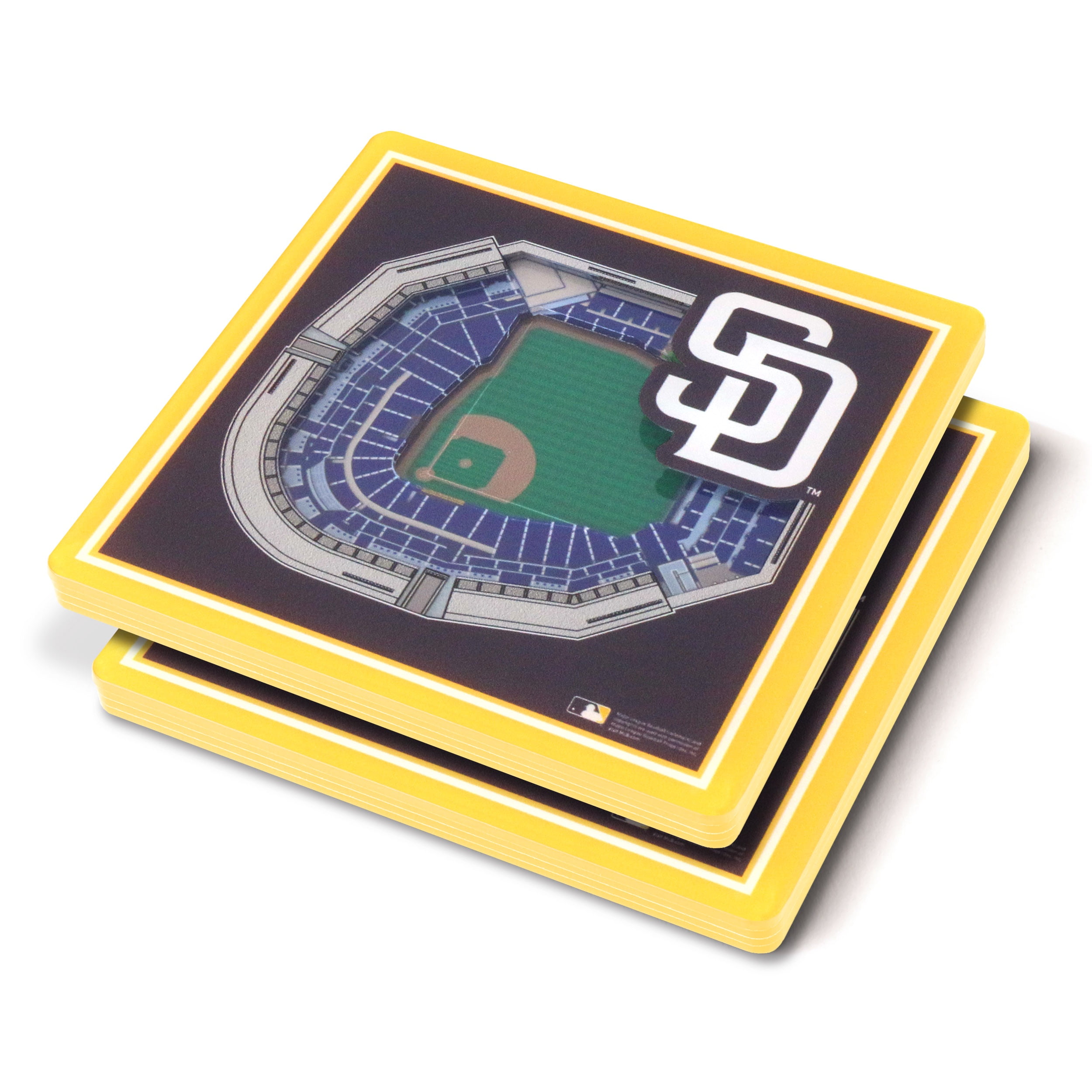 San Diego Padres 3D StadiumView Coasters - Acrylic Living Room Gear ...