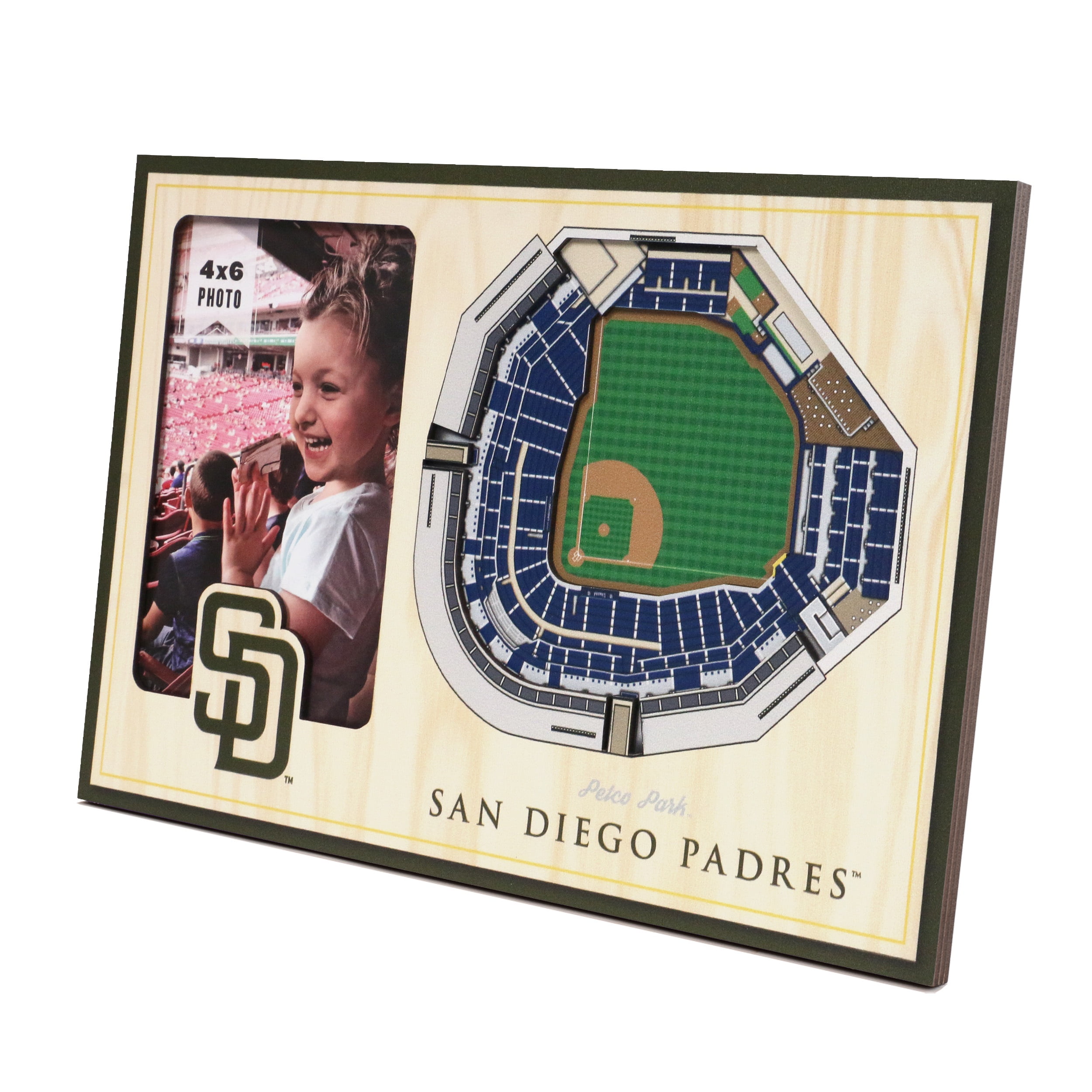 YouTheFan MLB San Diego Padres 3D StadiumView Picture Frame - Walmart.com