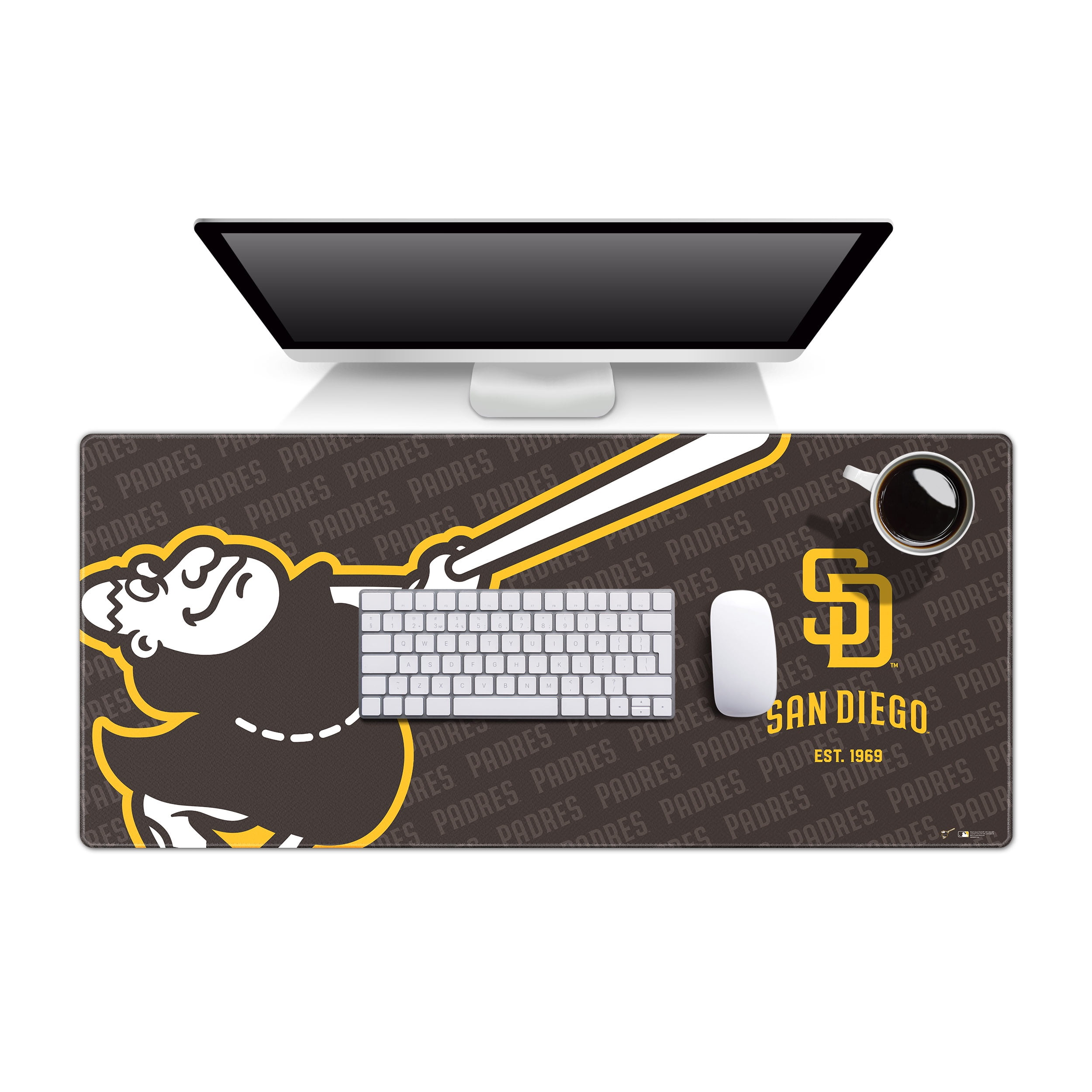 YouTheFan MLB San Diego Padres Logo Series Desk Pad - Walmart.com