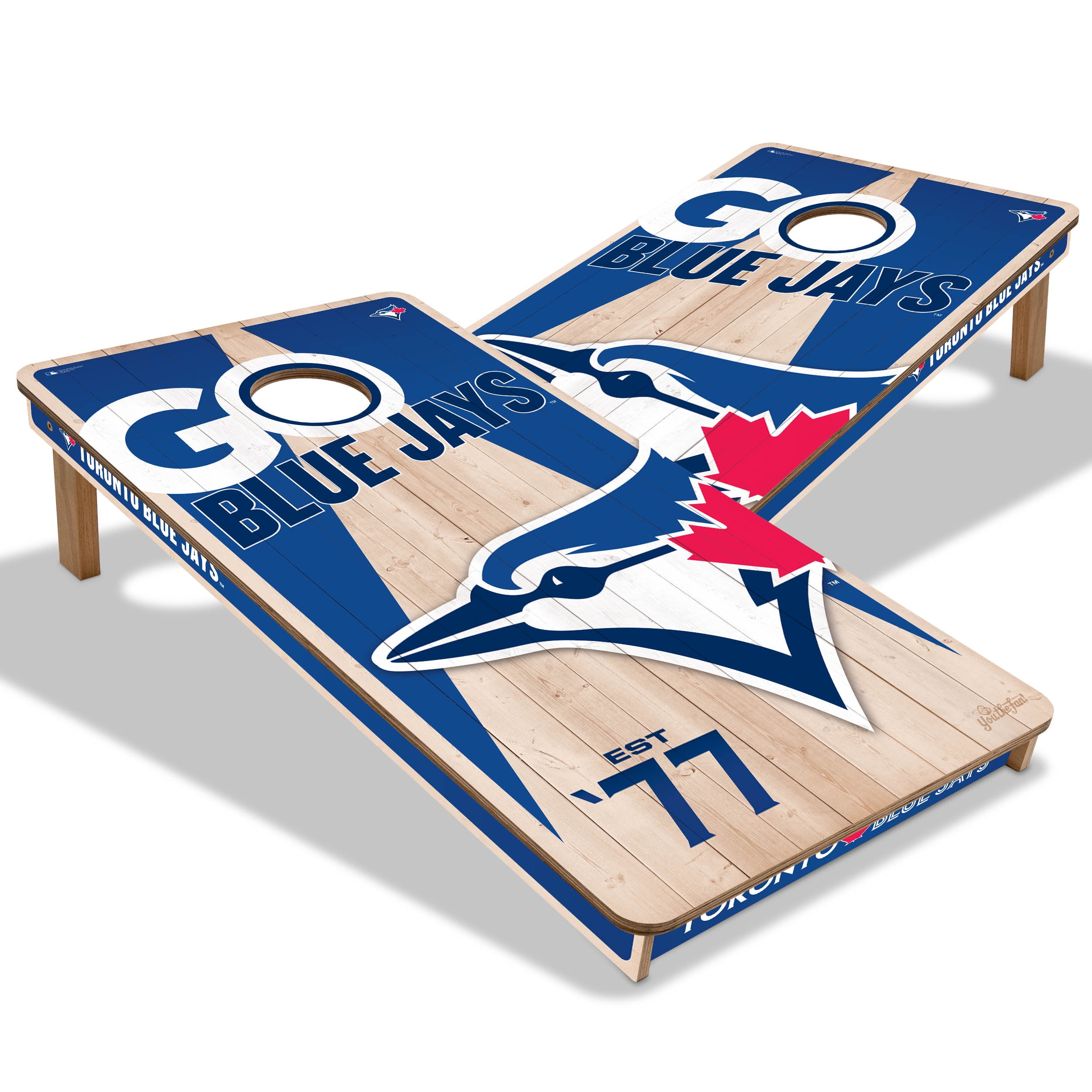 YouTheFan MLB Toronto Blue Jays 2' x 4' Cornhole Game No Bags - Walmart.com