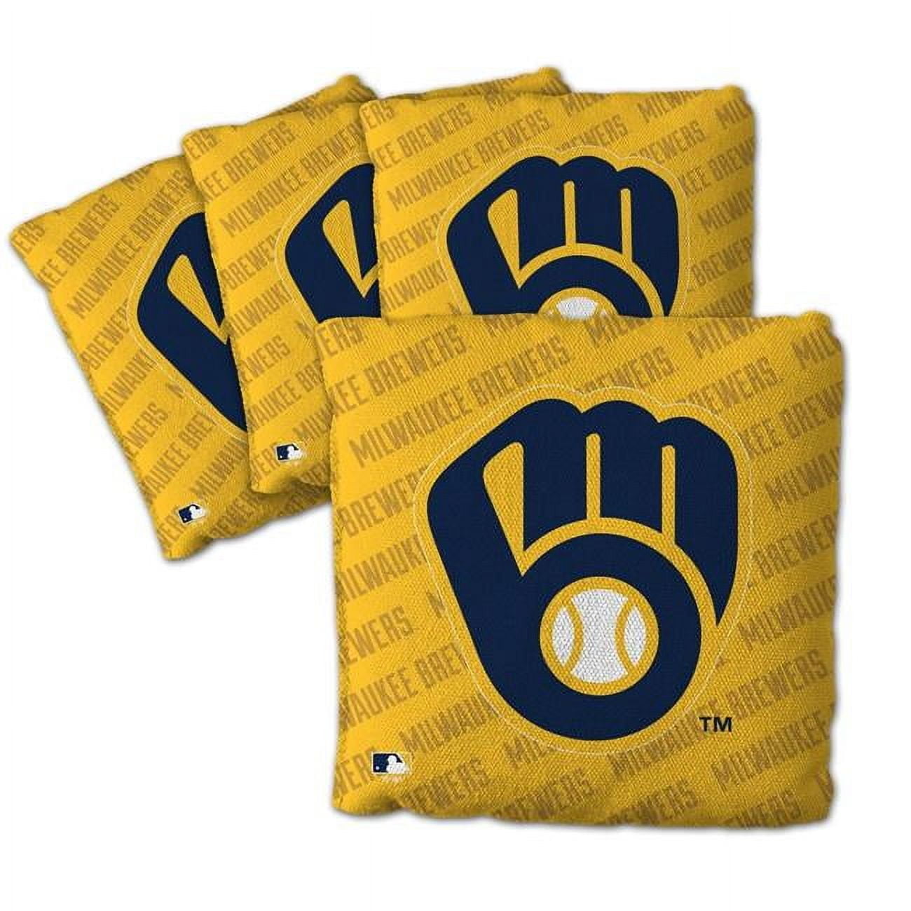 MLB Milwaukee Brewers Cornhole Bags - 4PK - Yellow - Walmart.com