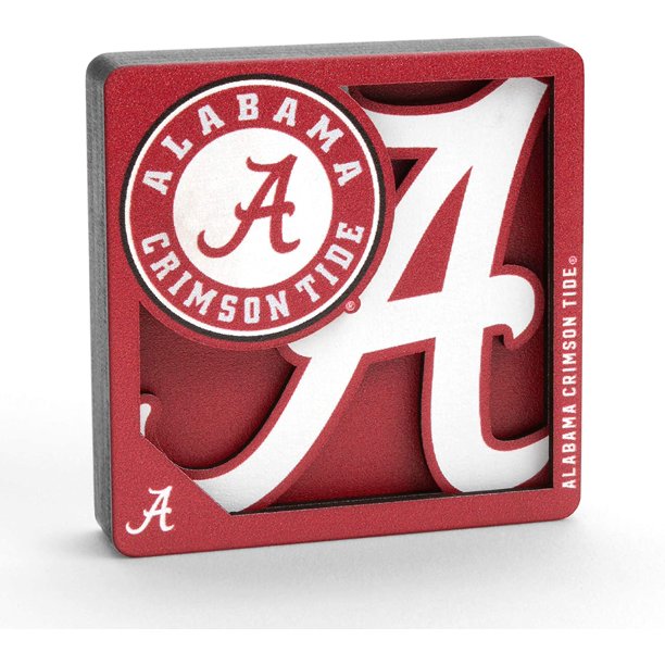 YouTheFan NCAA Alabama Crimson Tide 3D Logo Series Magnet - Walmart.com