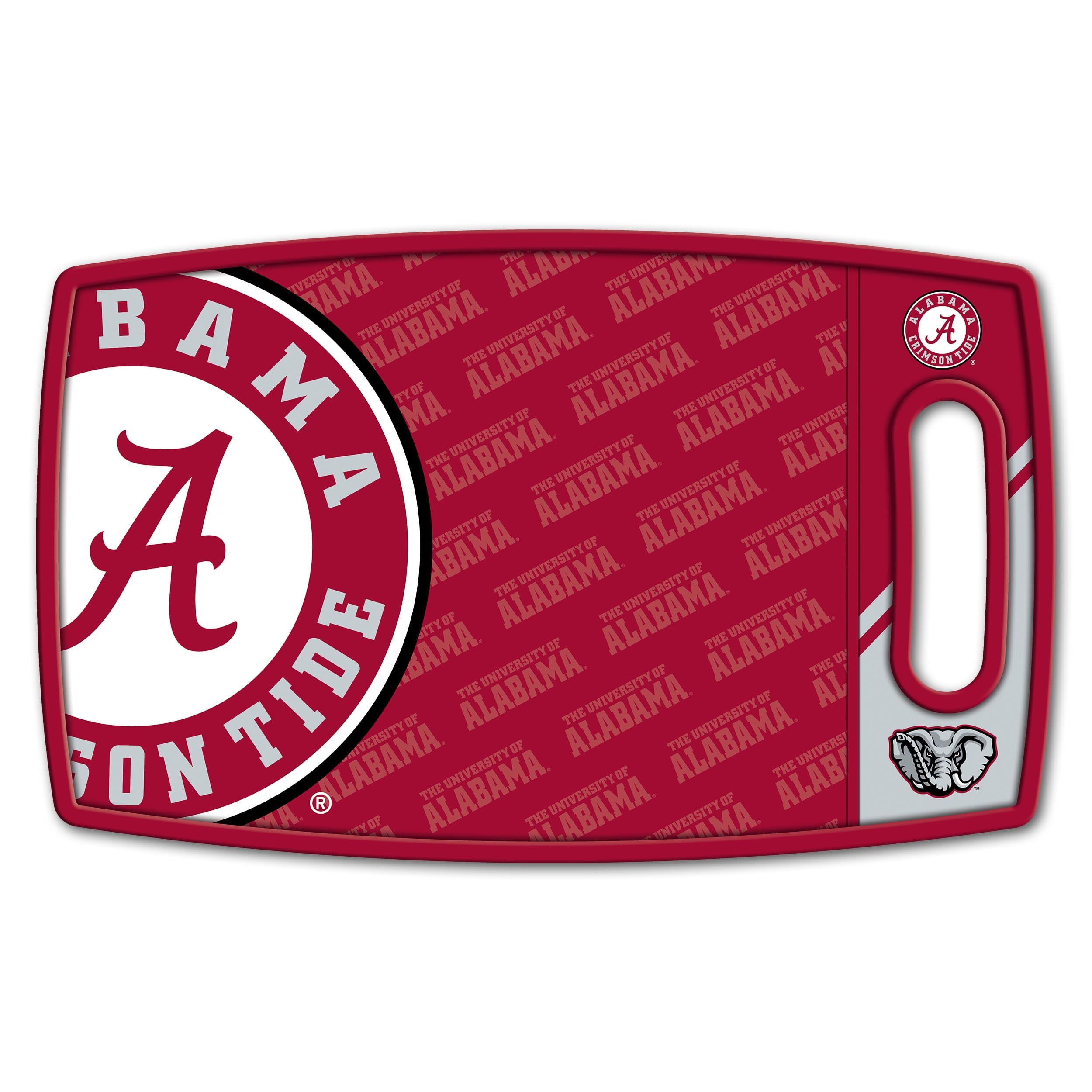 Alabama Crimson Tide NCAA Logo Series Cutting Board 14x9 Reversible ...